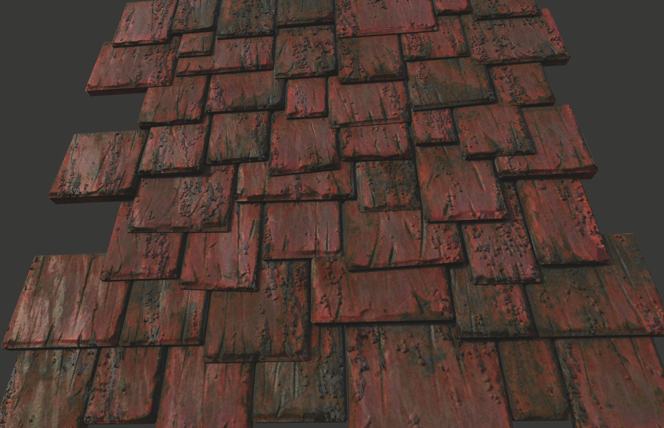 sunil mukherjee - Roof-tiles for an environment I am building in Unreal ...