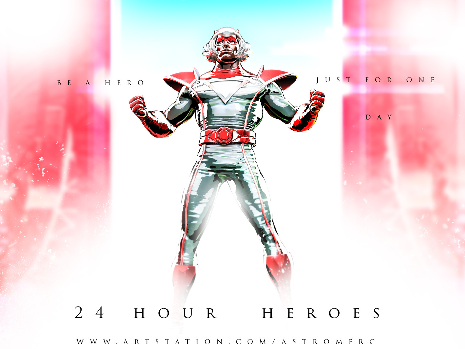 ArtStation - 24 hour heroes pin up