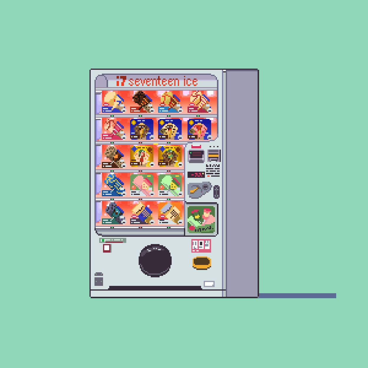 Pixel Art Vending Machine
