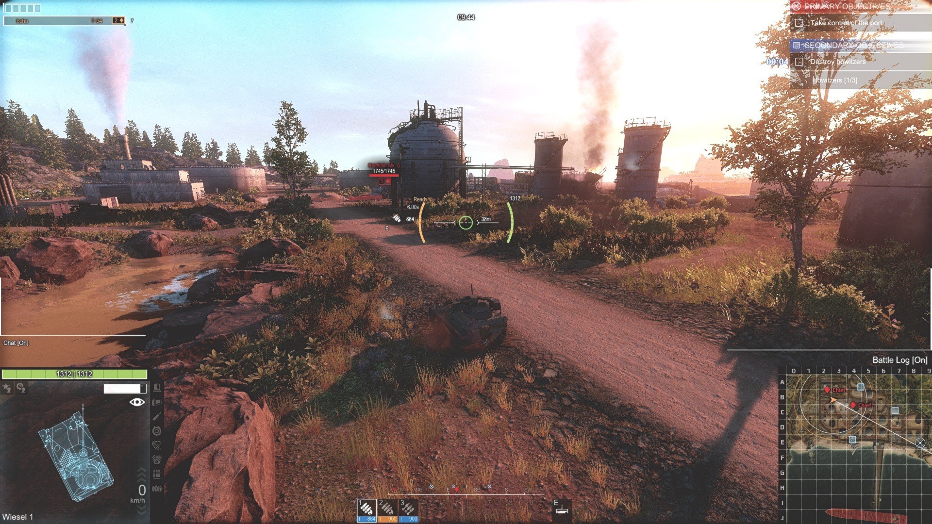 ArtStation - Armored Warfare PVE (Sunset Combat)