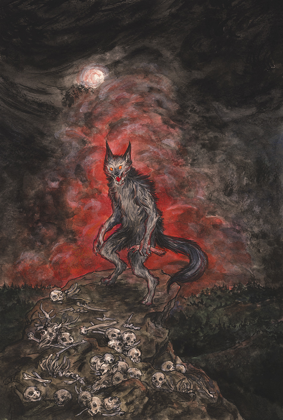 ArtStation - Werewolf's rock