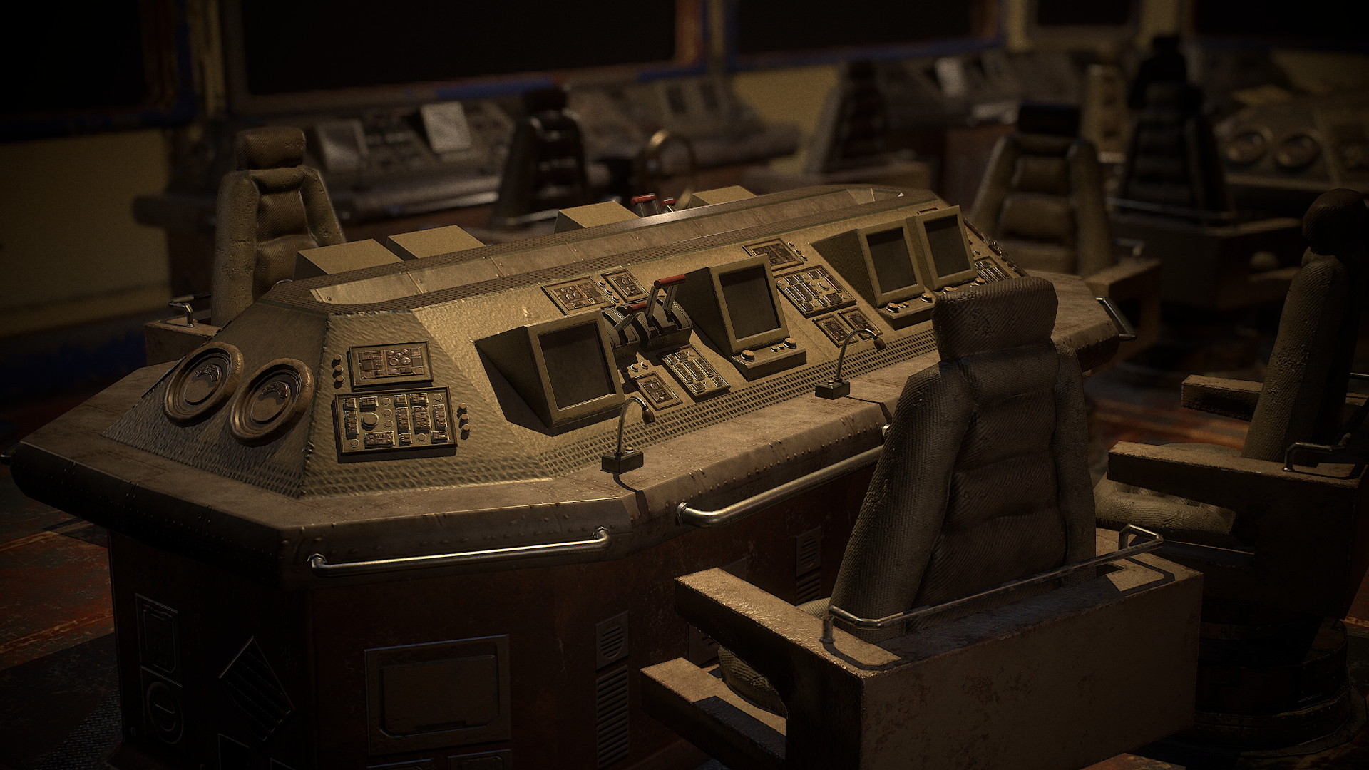 ArtStation - Ship Command Room