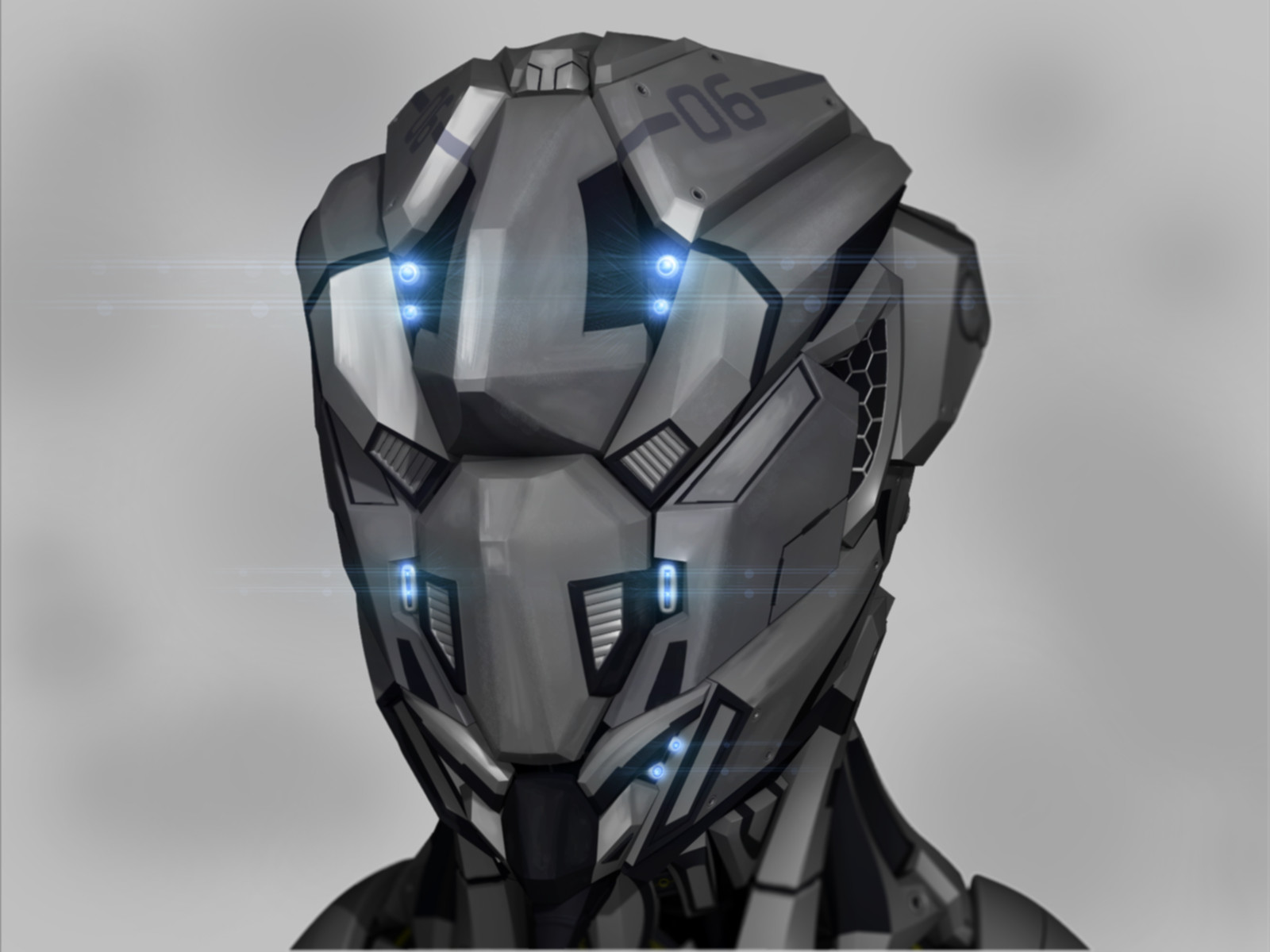 Adam Jaffar - Cyborg Bust