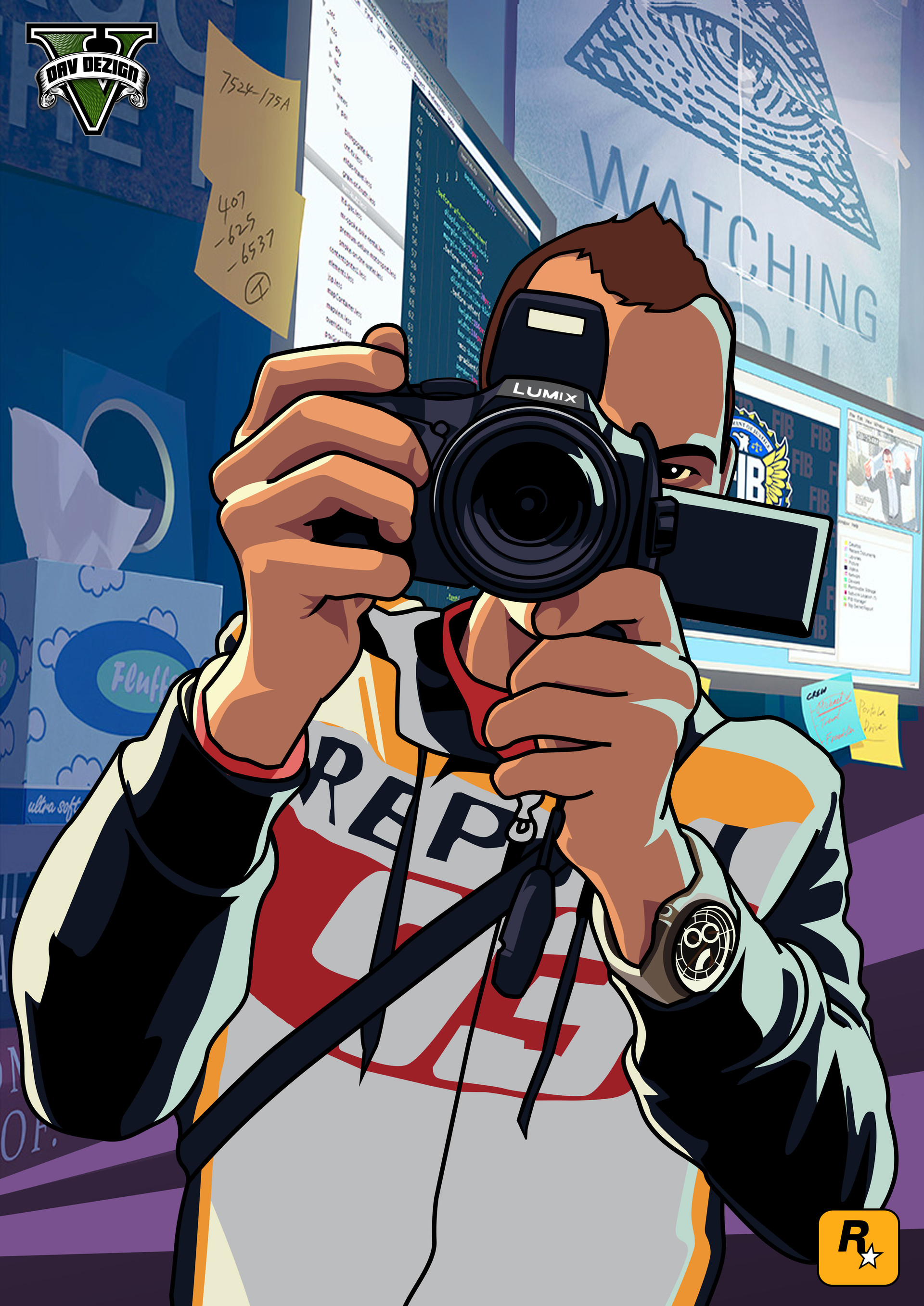 ArtStation - "Grand Theft Auto" Cartoon Series - Part 6