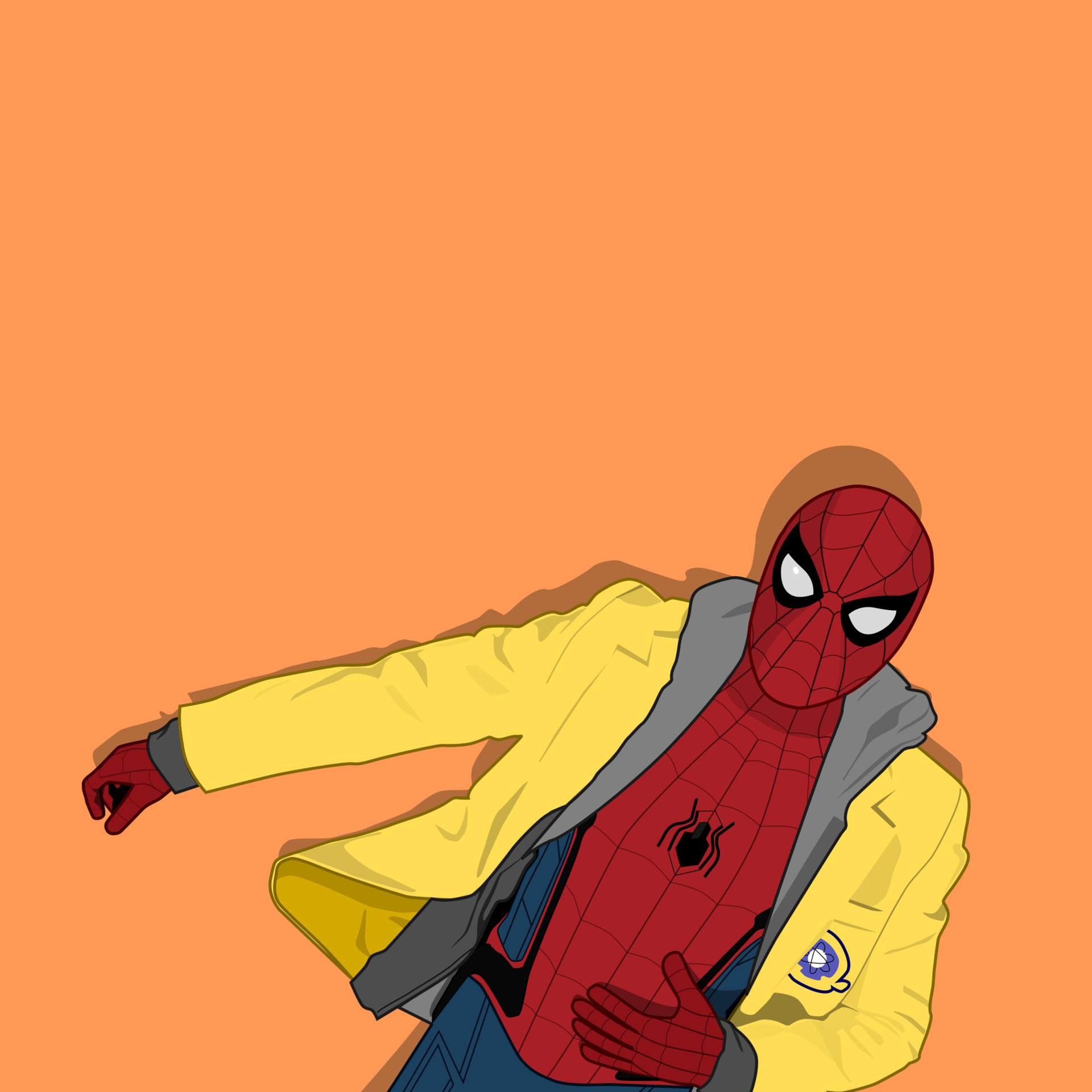 peter parker yellow jacket