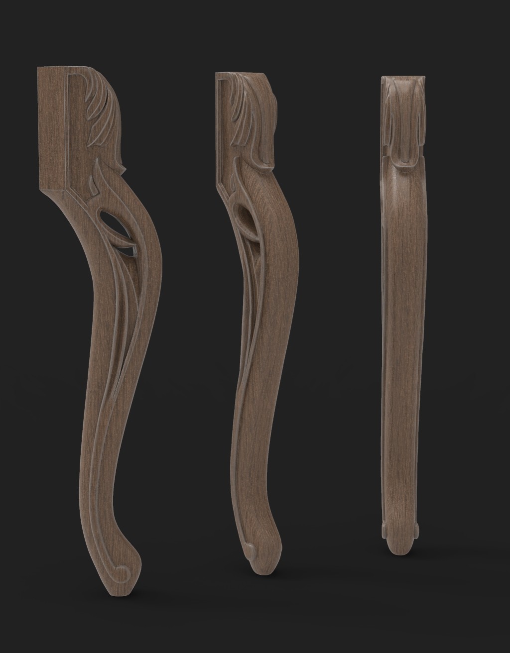 ArtStation - coffee table leg