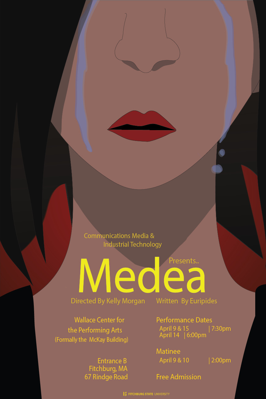 Christopher DiRaffaele - Medea Play poster Concept and application