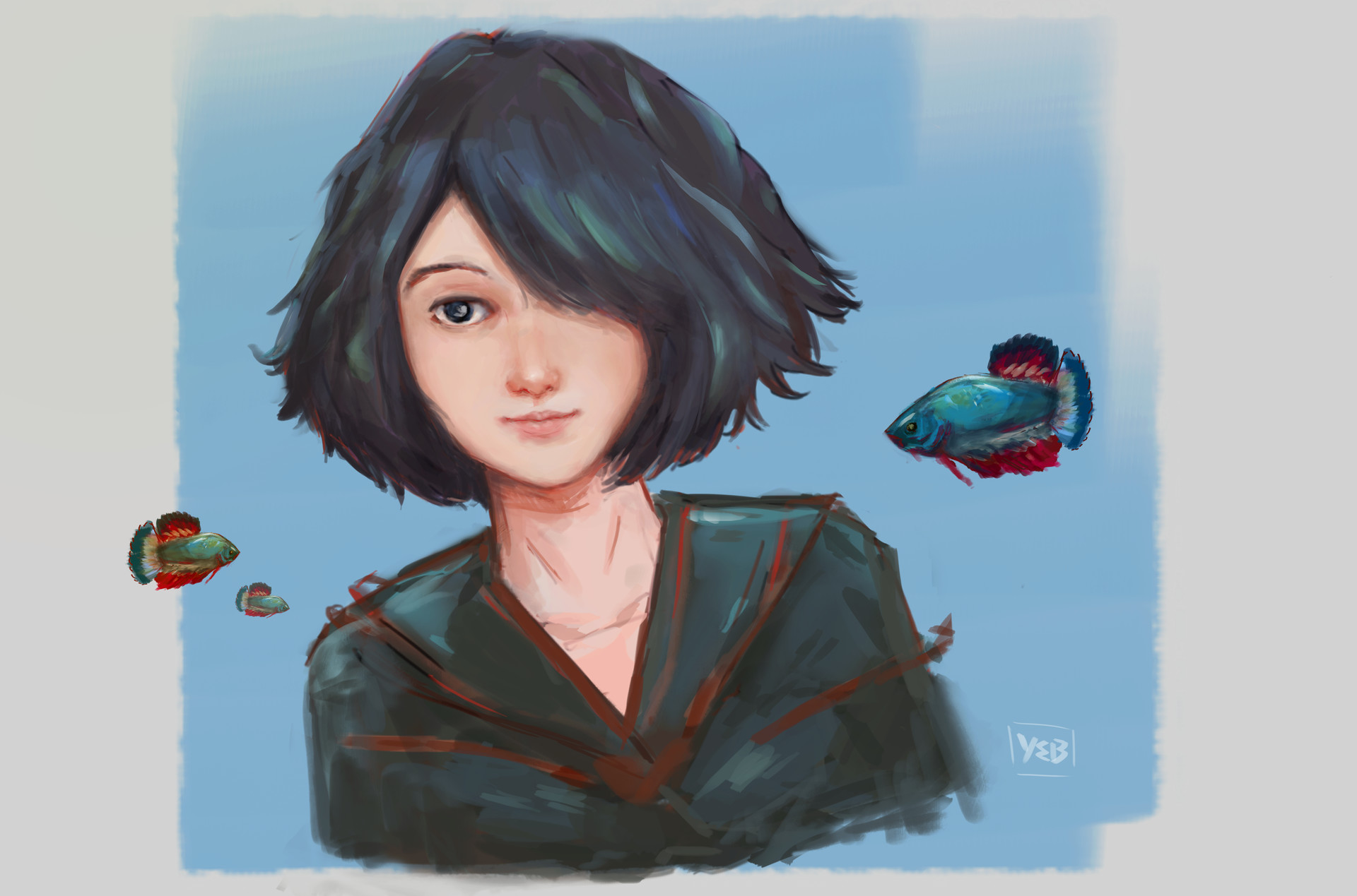 ArtStation - Beta fish