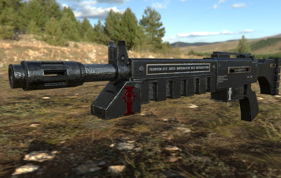 Kommissar Azura - Warhammer 40,000 - Agripinaa-Pattern Autogun