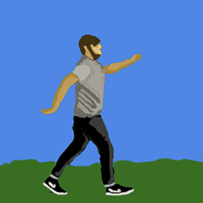 ArtStation - Walk Cycle Gif