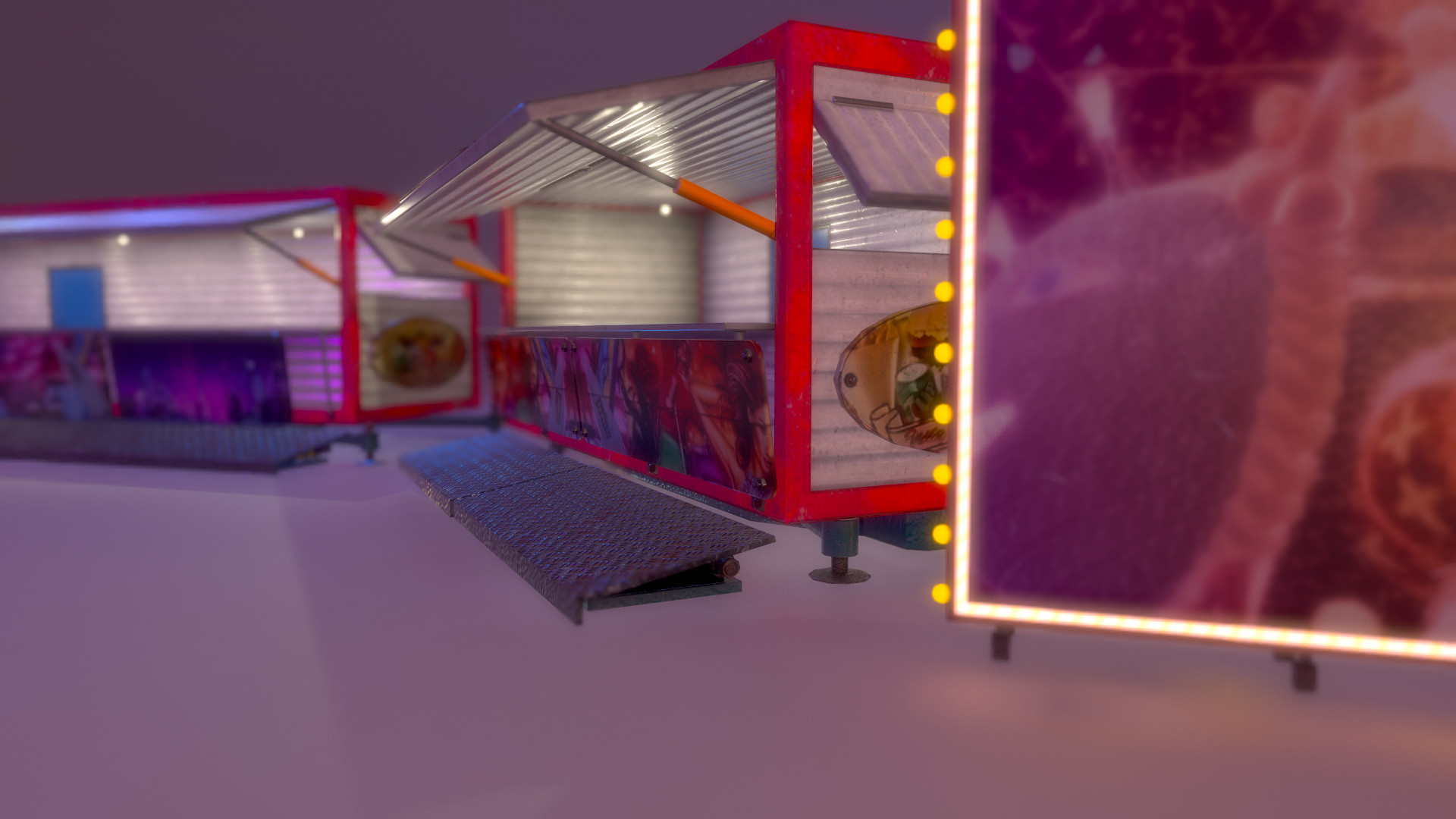 ArtStation - GameAssets 2017 - Fairground Props