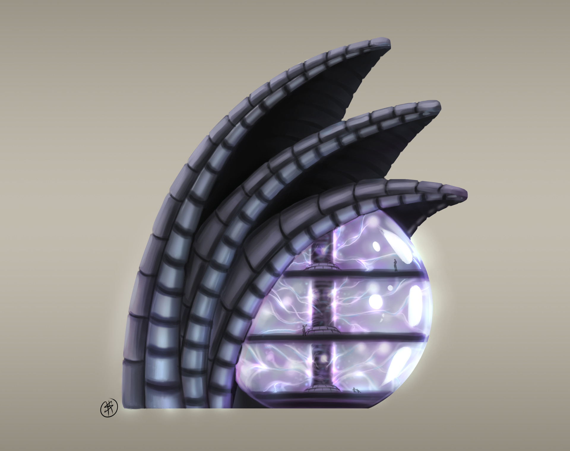 ArtStation - High Tech Gallery Diorama