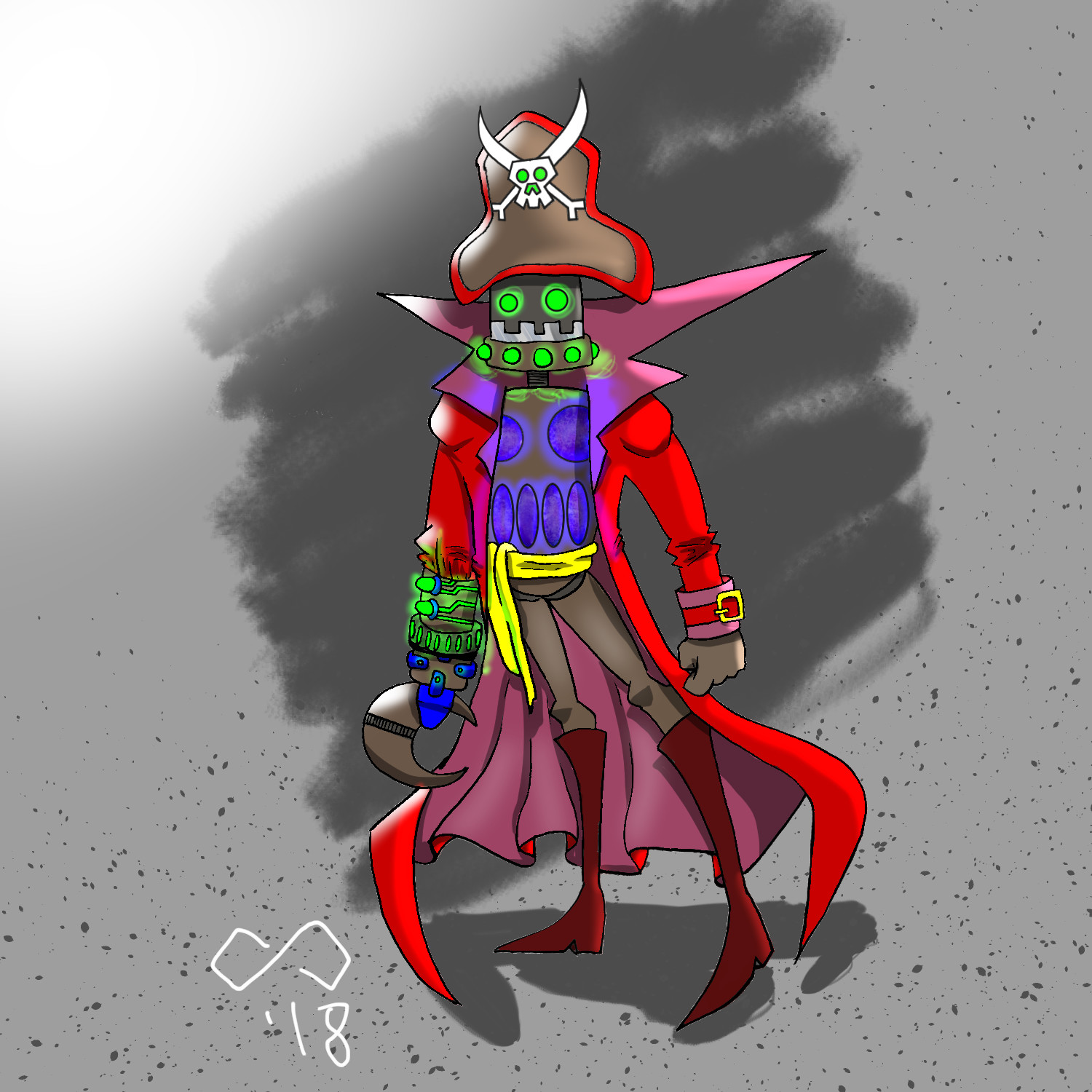 ArtStation - Space Robot Pirate Captain Zorglar