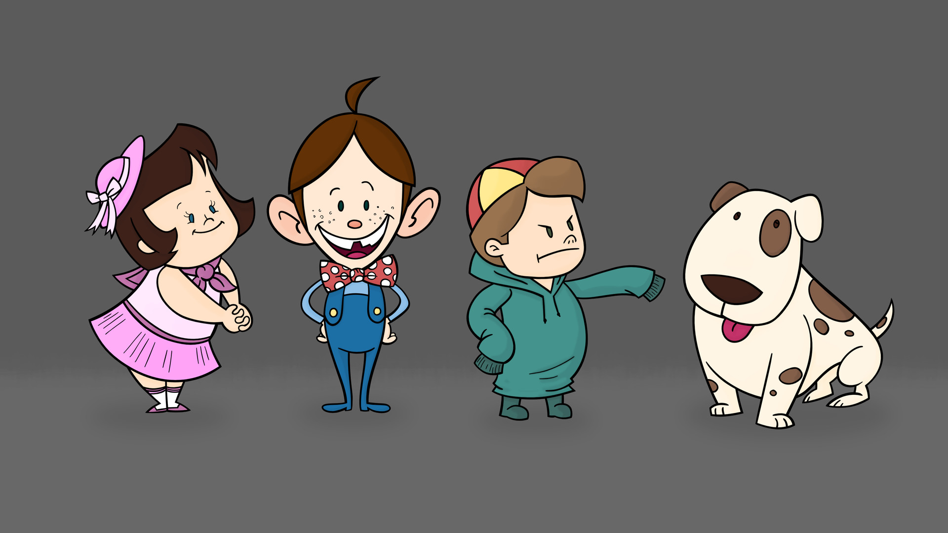 ArtStation - Personal Project - Little Rascals Cartoon