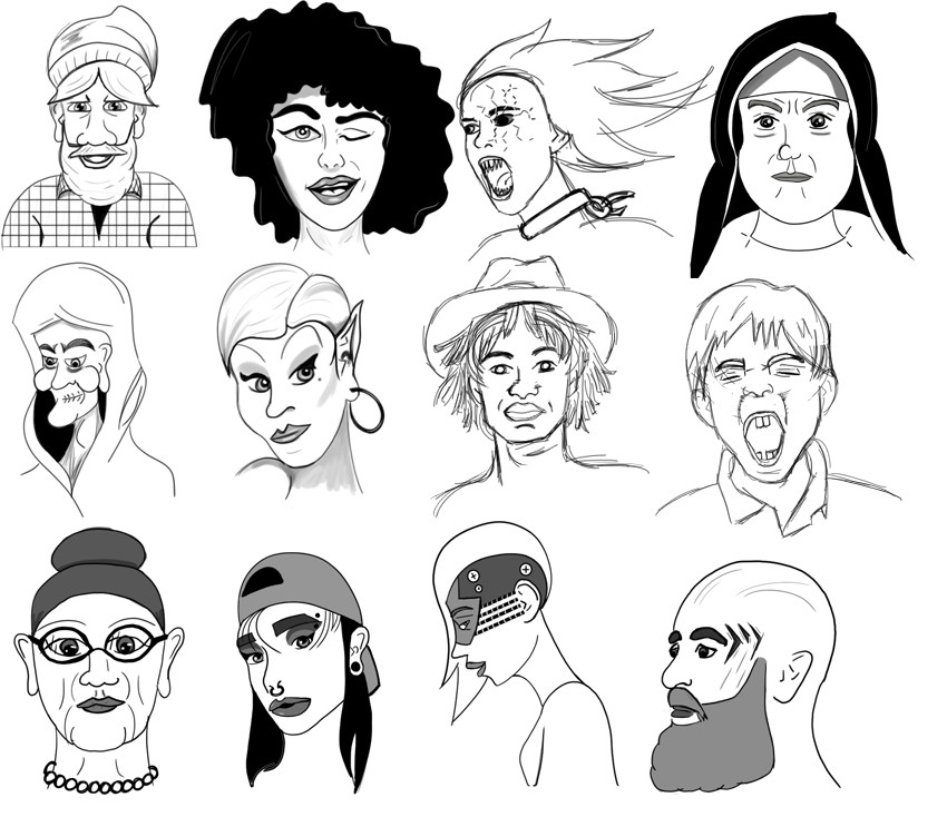 ArtStation - Character Heads
