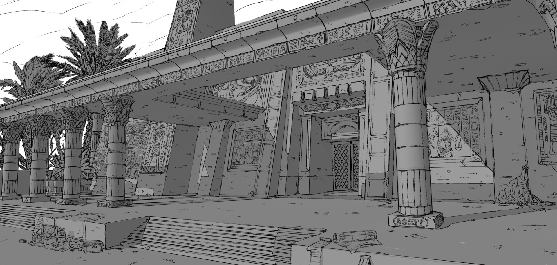 ArtStation - Egyptian Temple