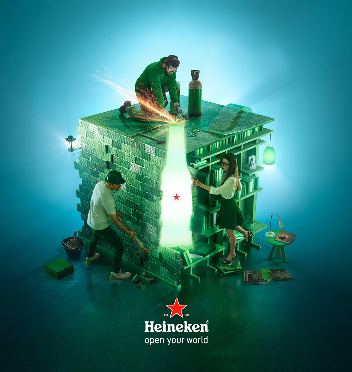 ArtStation - Heineken Open your world