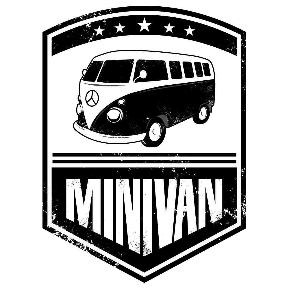 ArtStation - Minivan, logo for a clothing brand