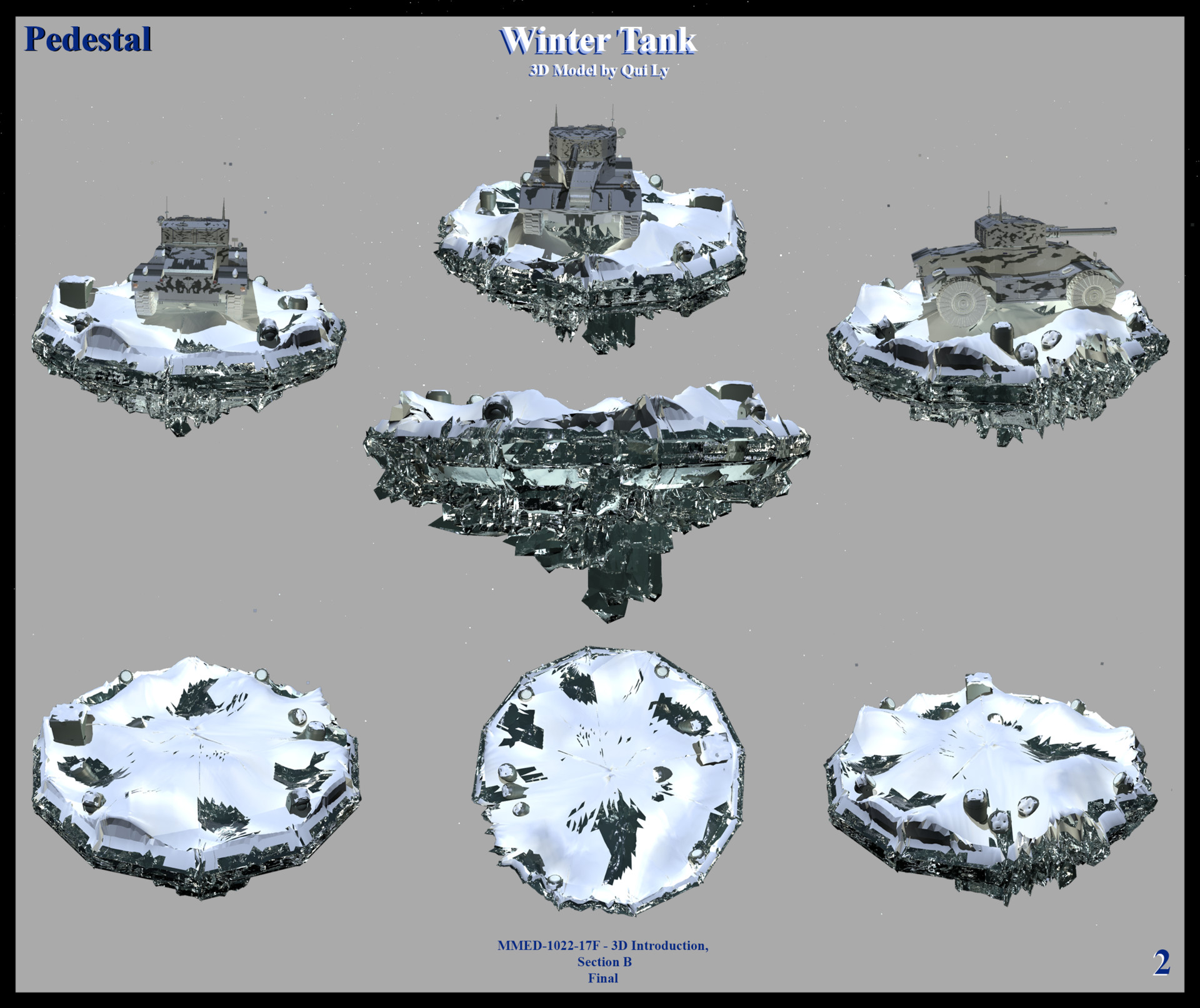 ArtStation - 3D Tank Model