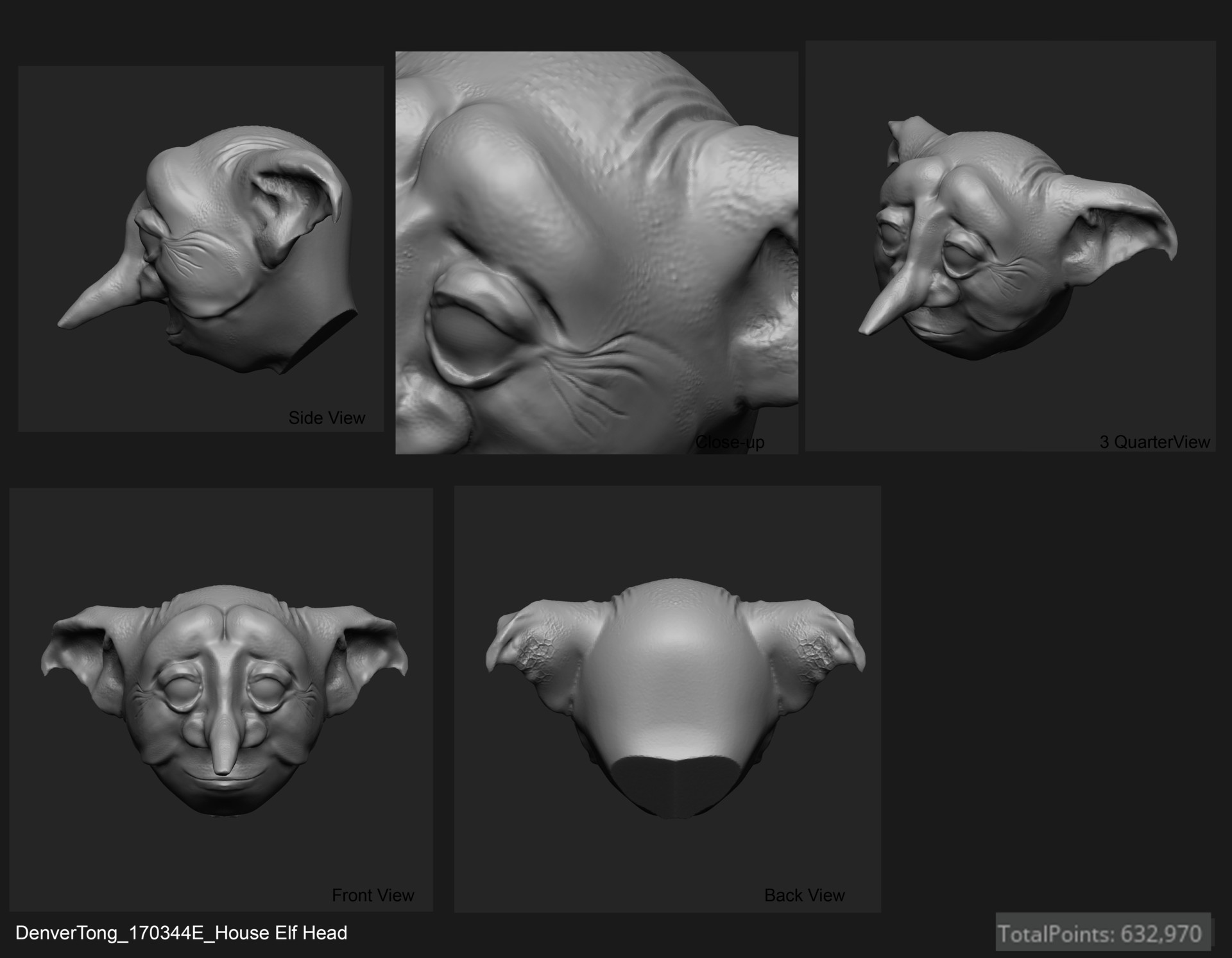 Denver Tong - Denver Tong Scuplture Sketchbook