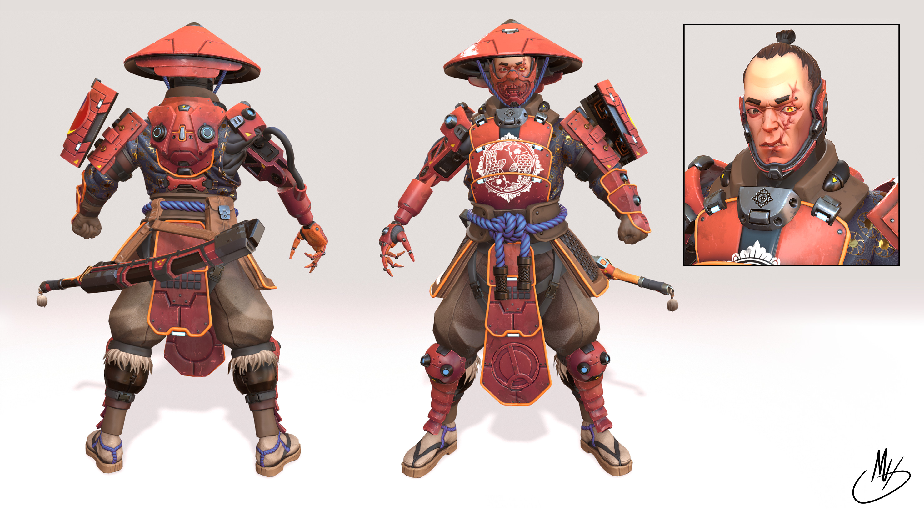 Matthew Hore - Ronin The Sci-fi Samuria - Two animations included