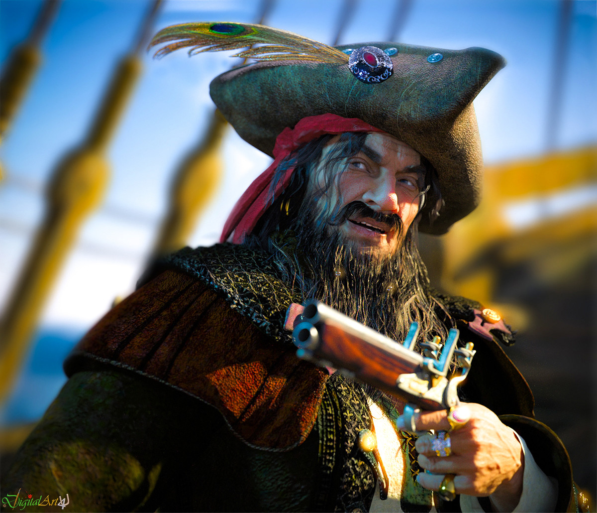 ArtStation - The Notorious Blackbeard