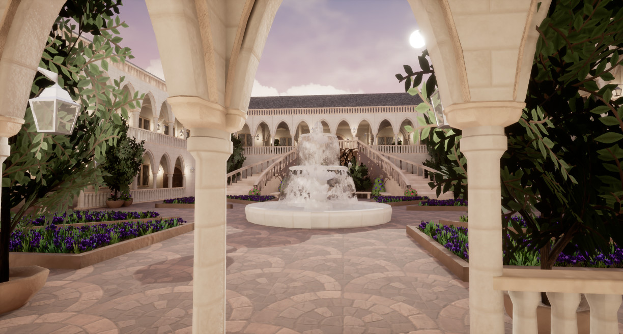 ArtStation - Italian Courtyard