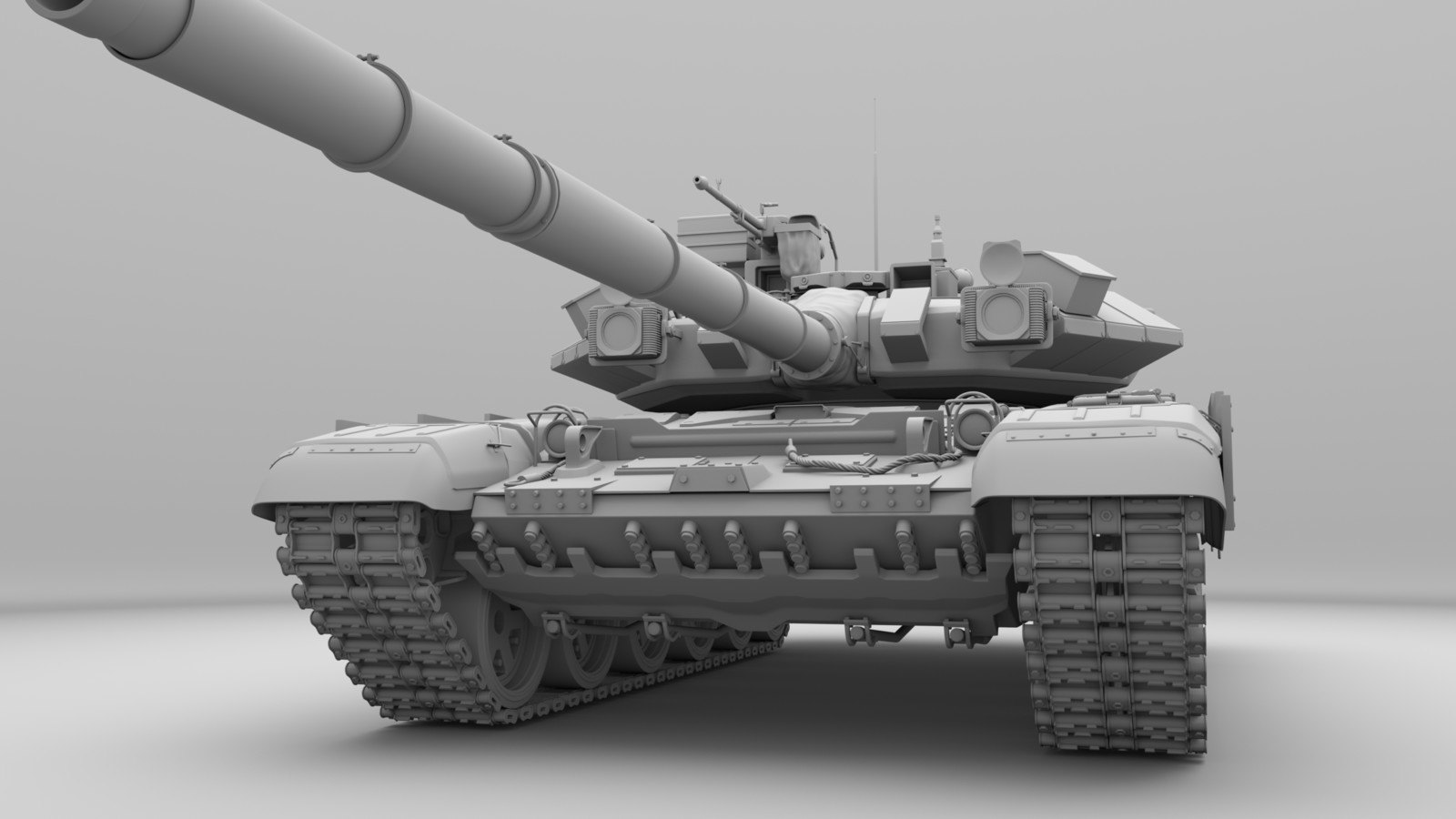 Shaunak Roy - T-90A Tank Hard Surface (Modeling)