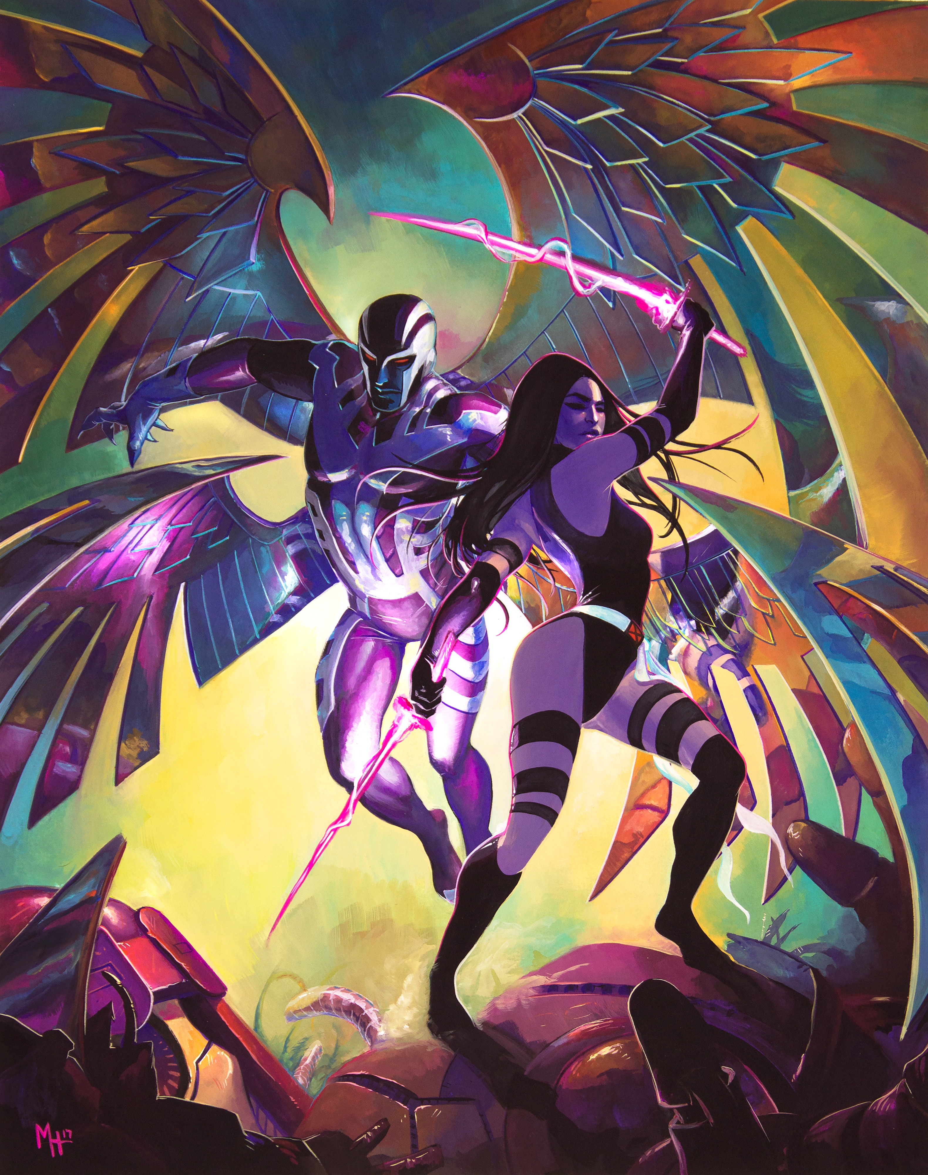 Psylocke And Archangel