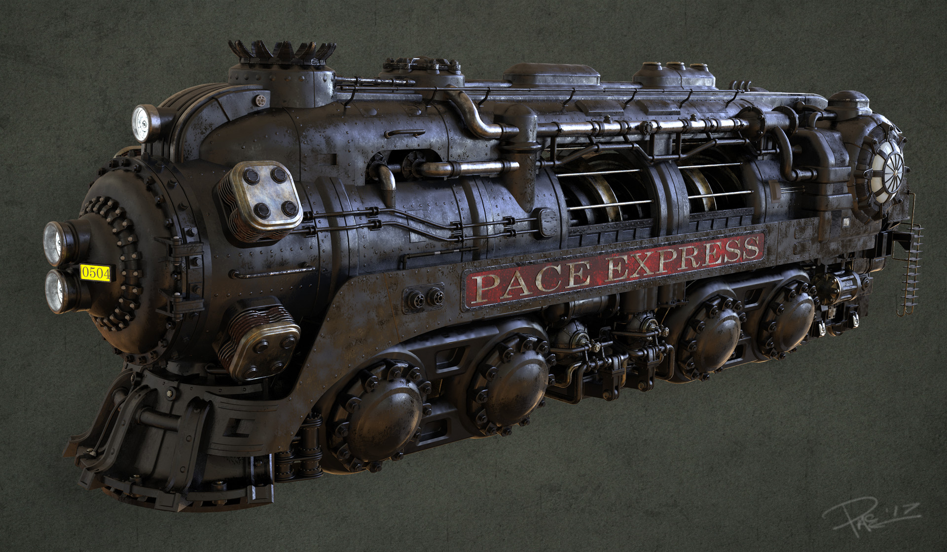 Drew Pace - STEAMPUNK TRAIN