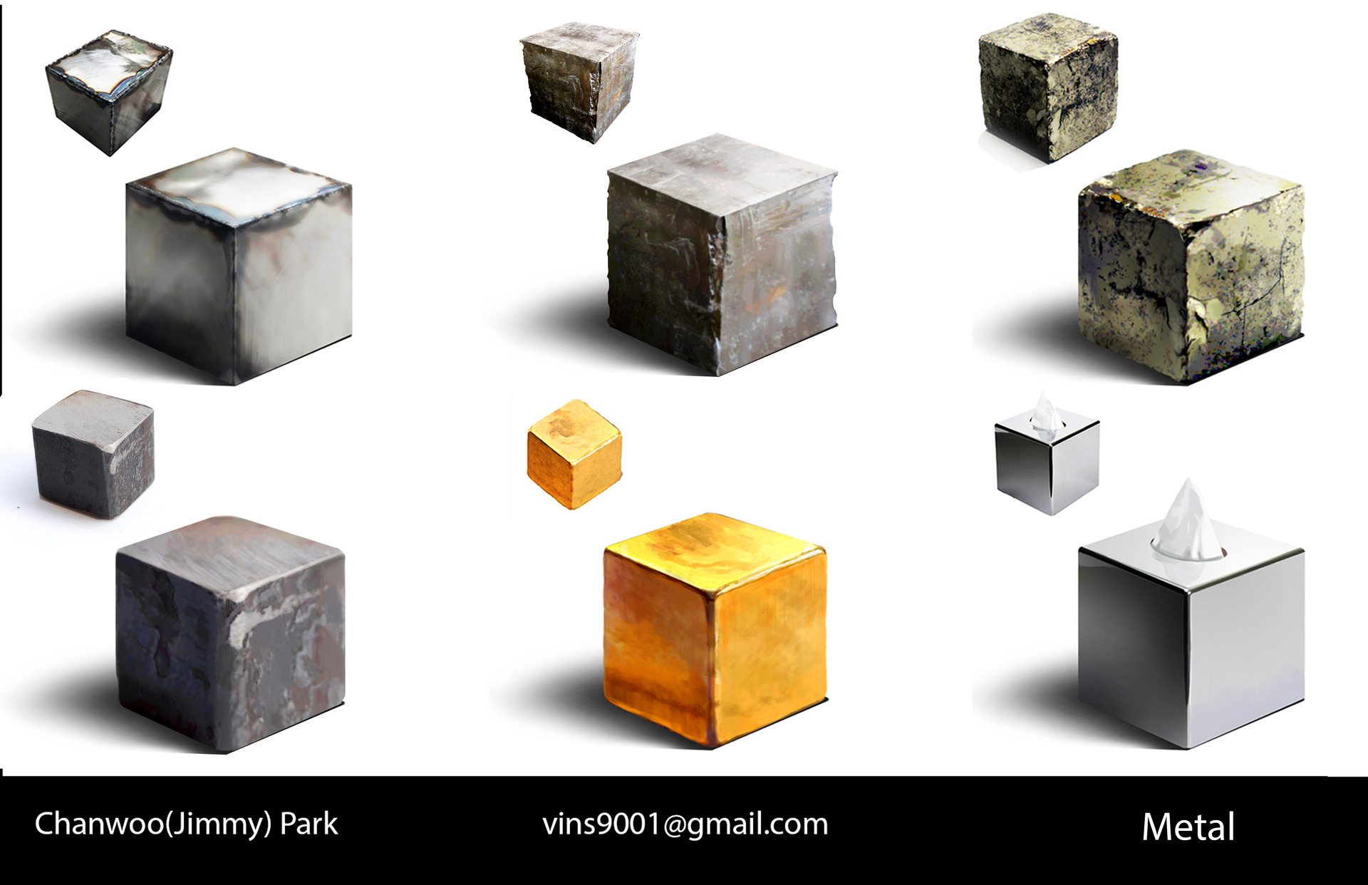 Chanwoo Park - DIGITAL PAINTING - TEXTURE STUDY