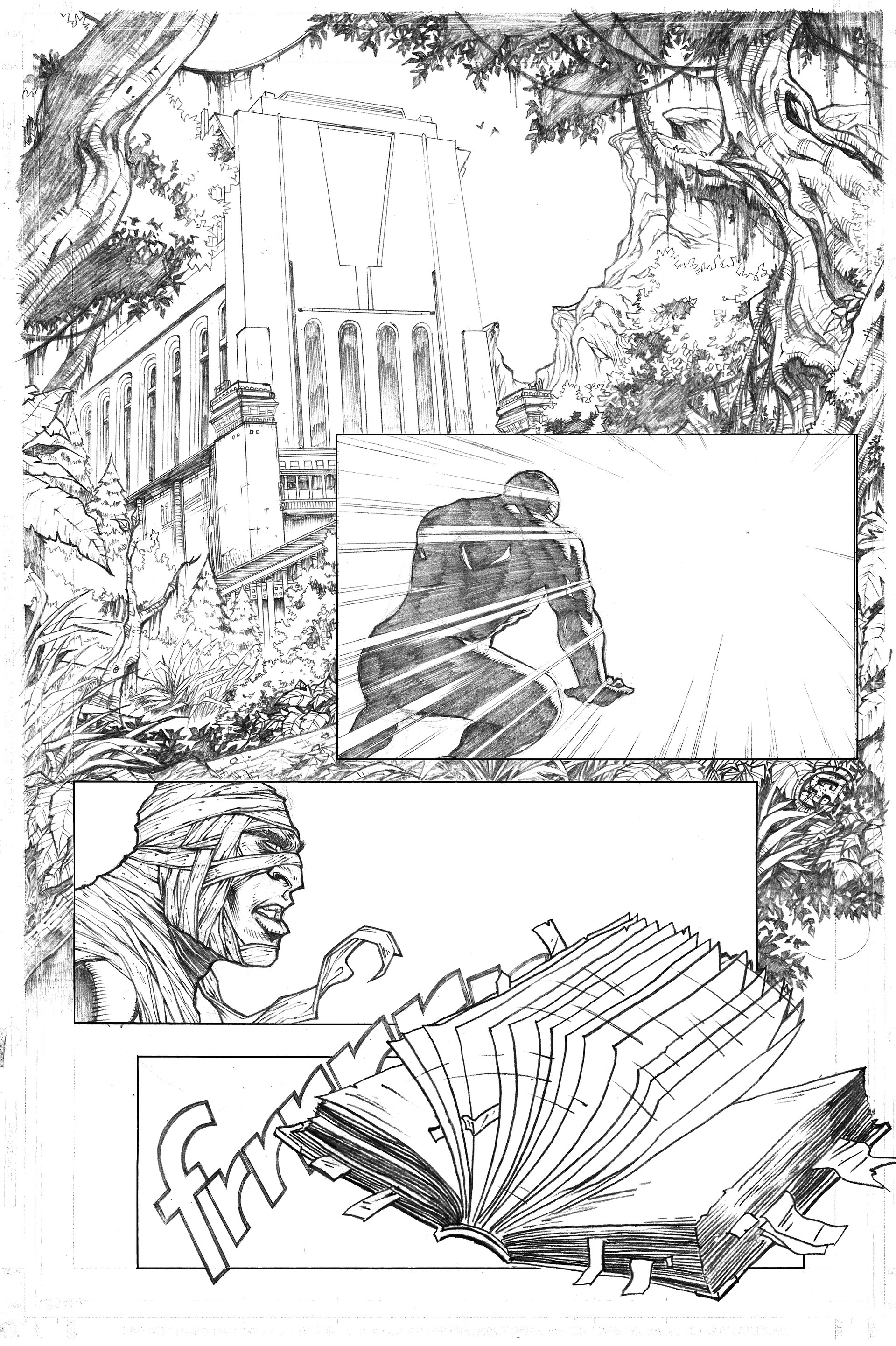 Sanny A. Argullozos - Comic book sequential art page