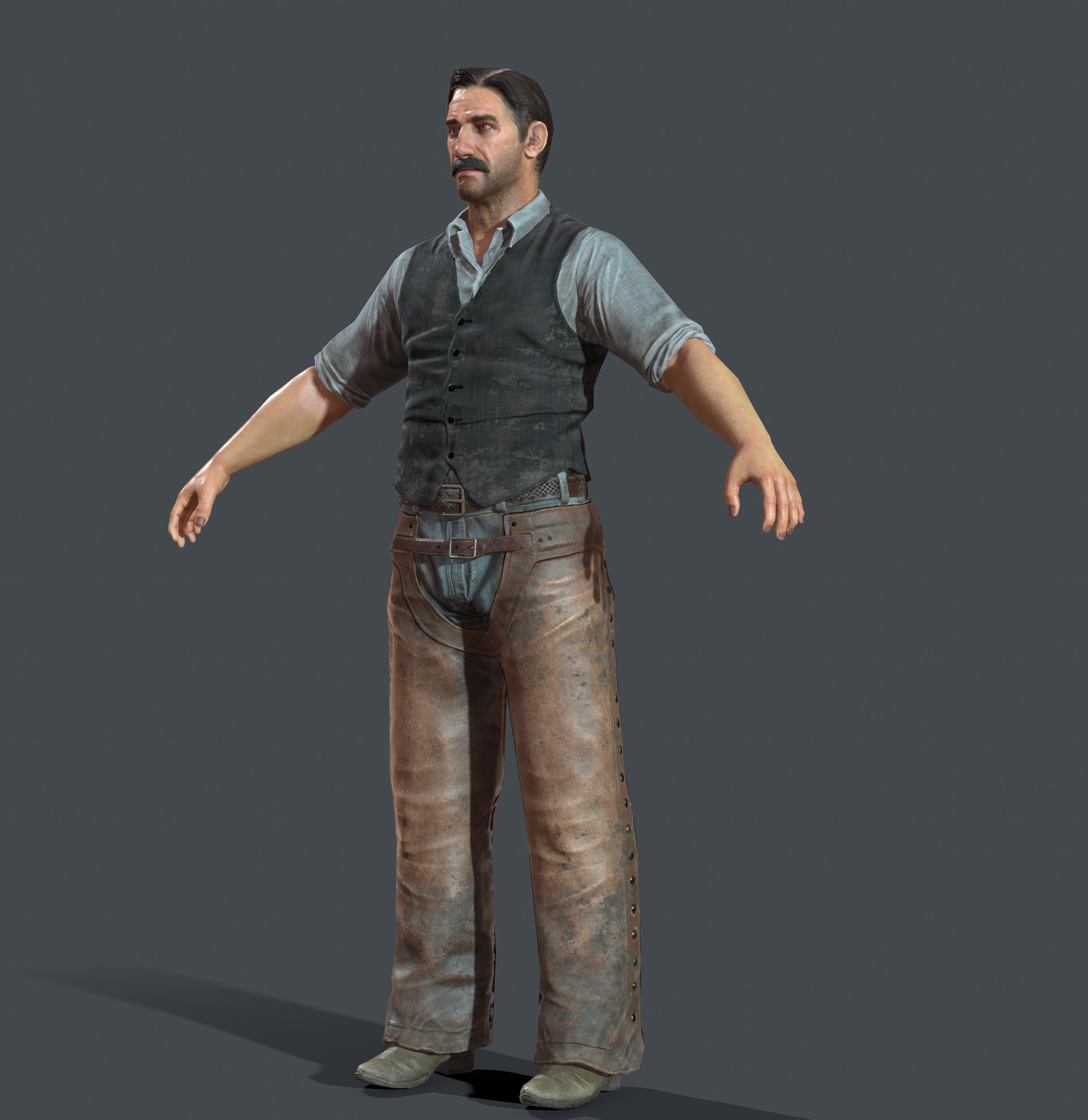 ArtStation - Mobile Game res Cowboy