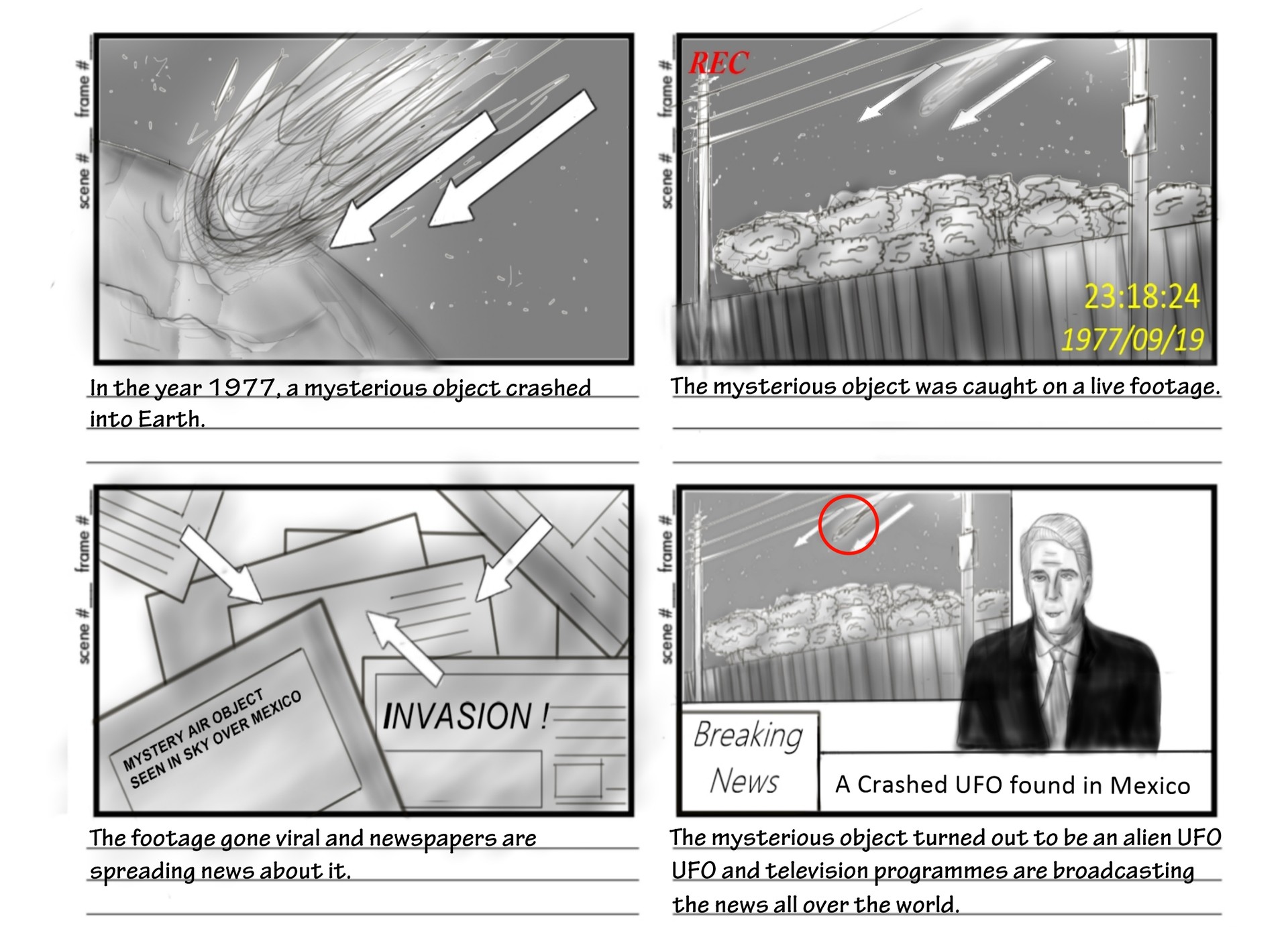 Planet Earth Storyboard Escape From Planet Earth 3D | Le Cinema