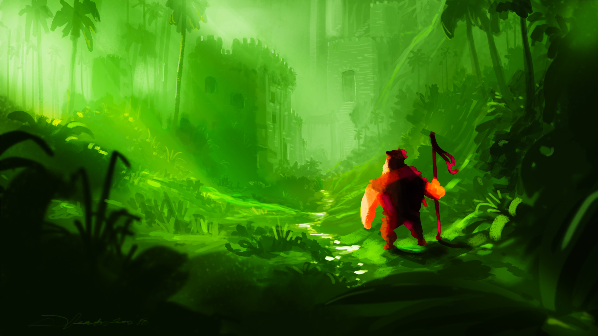 Ashith Mohan - Sleeping castle in the greens