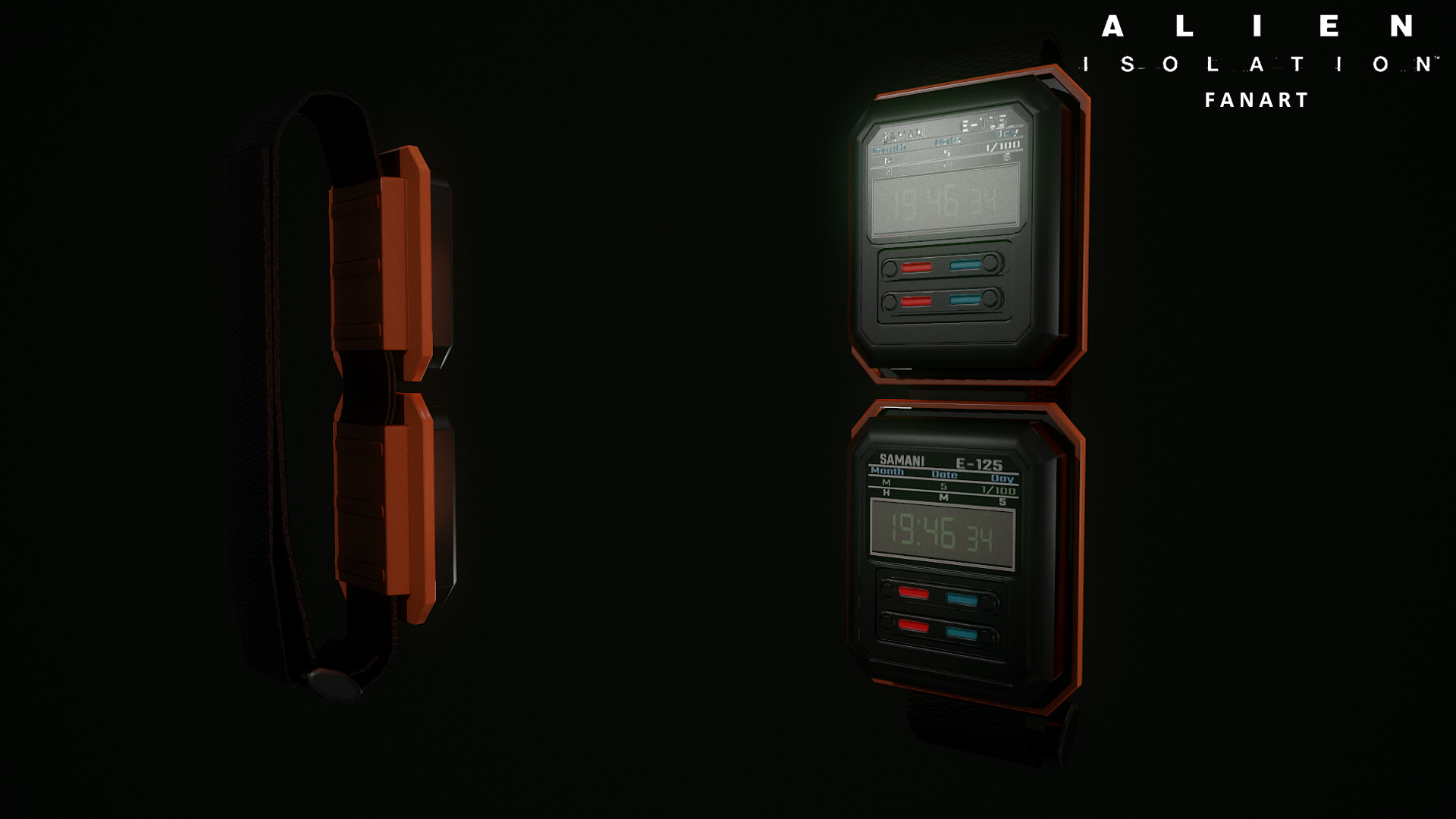 Daniel Sutton - Alien Isolation - Fan Art Hero Props