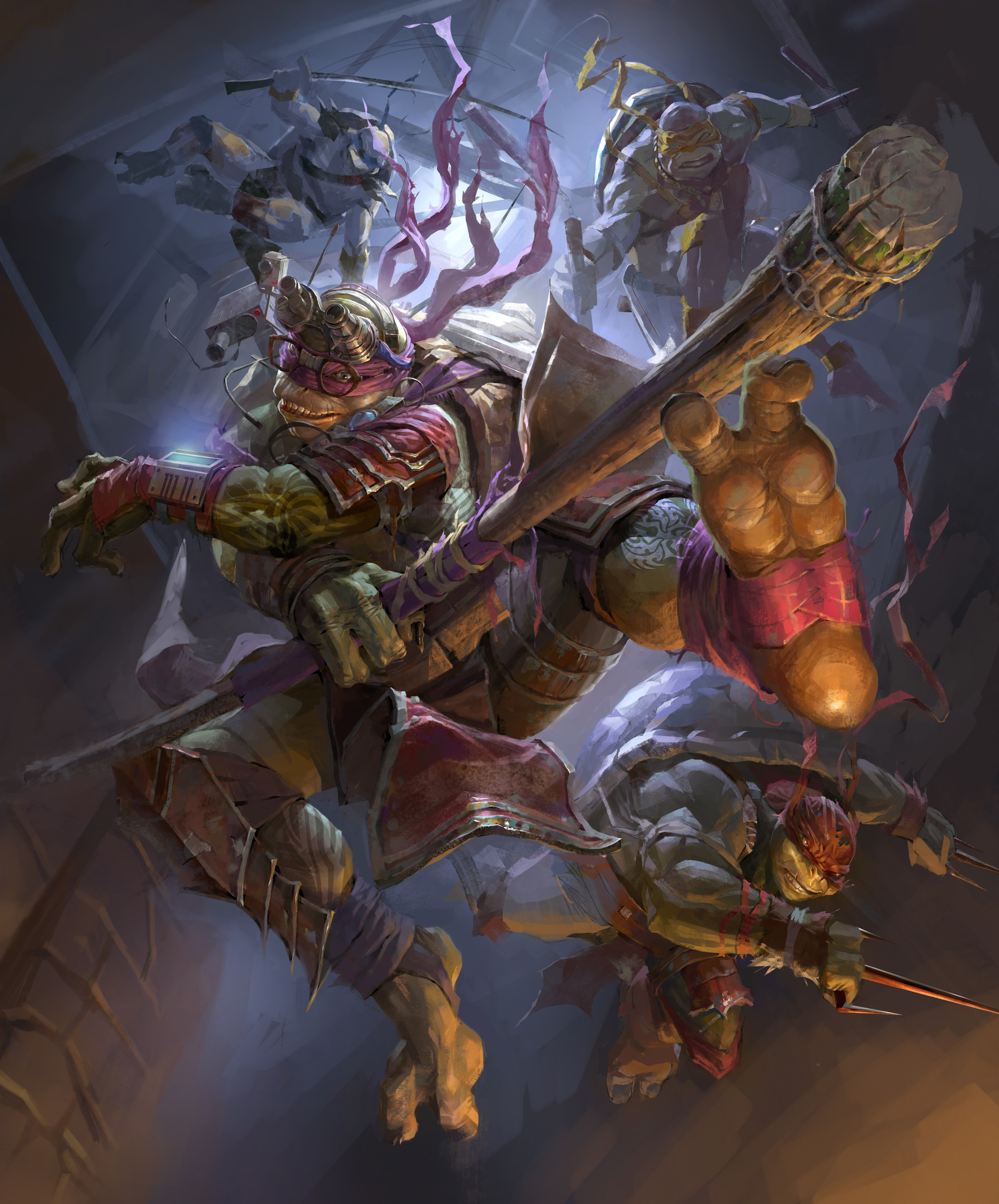 ArtStation - Ninja Turtles