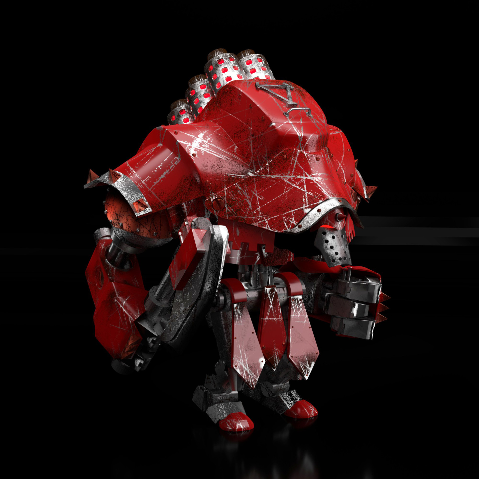 ArtStation - Fan art juggernaut khador warmachine (privateerpress)