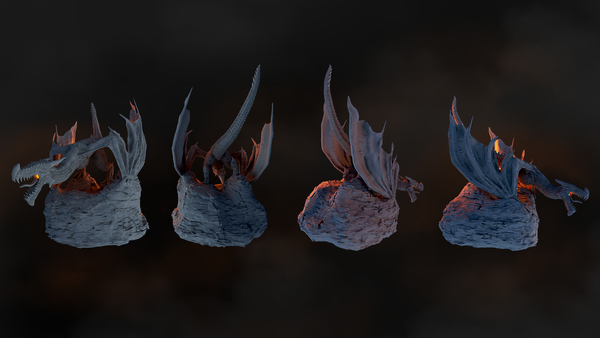 Cameron MacRae - ZBrush Dragon Sculpt