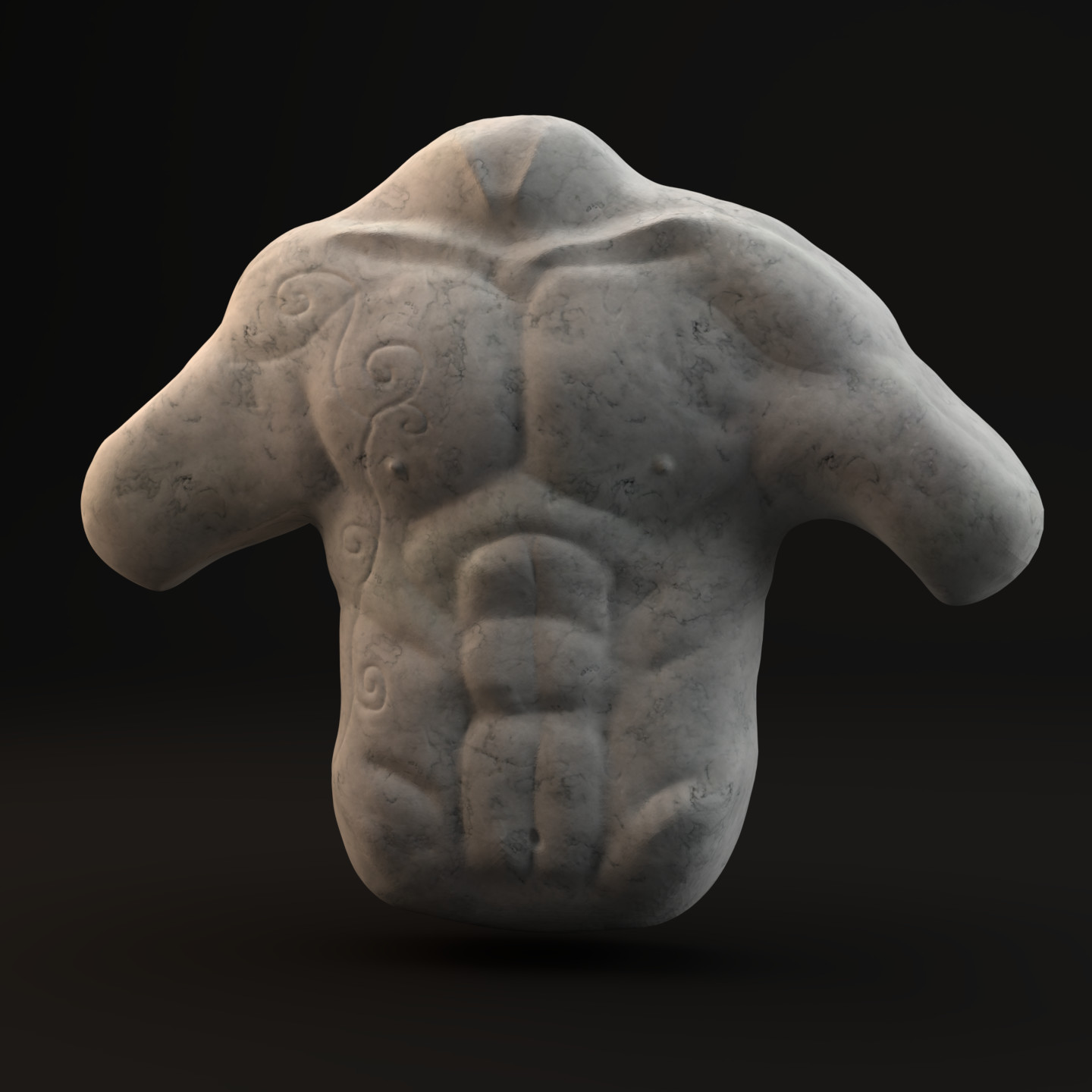 ArtStation - Sculpt January18 day22: ,,torso male"