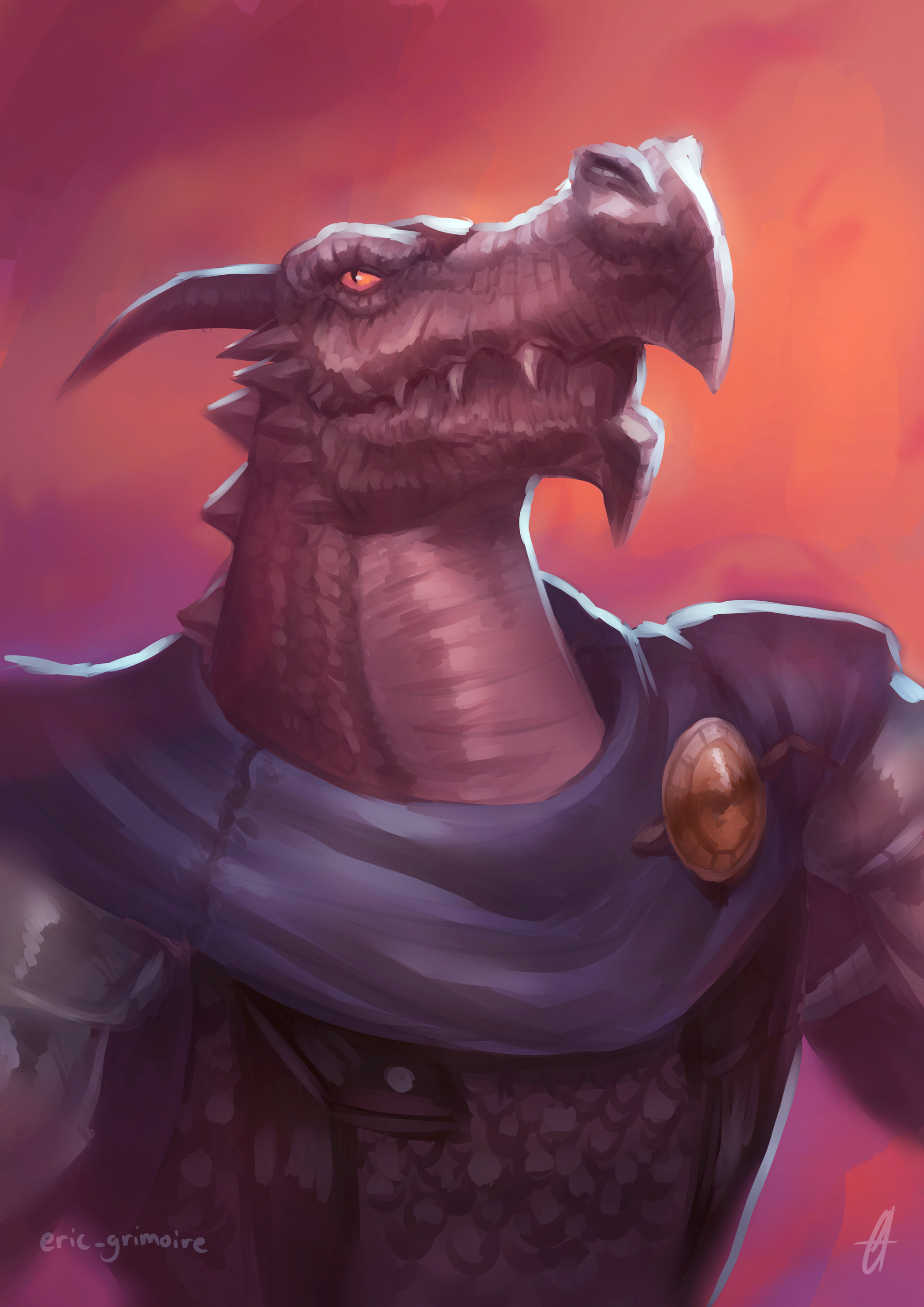 ArtStation - DnD Portraits, Eric Grimoire