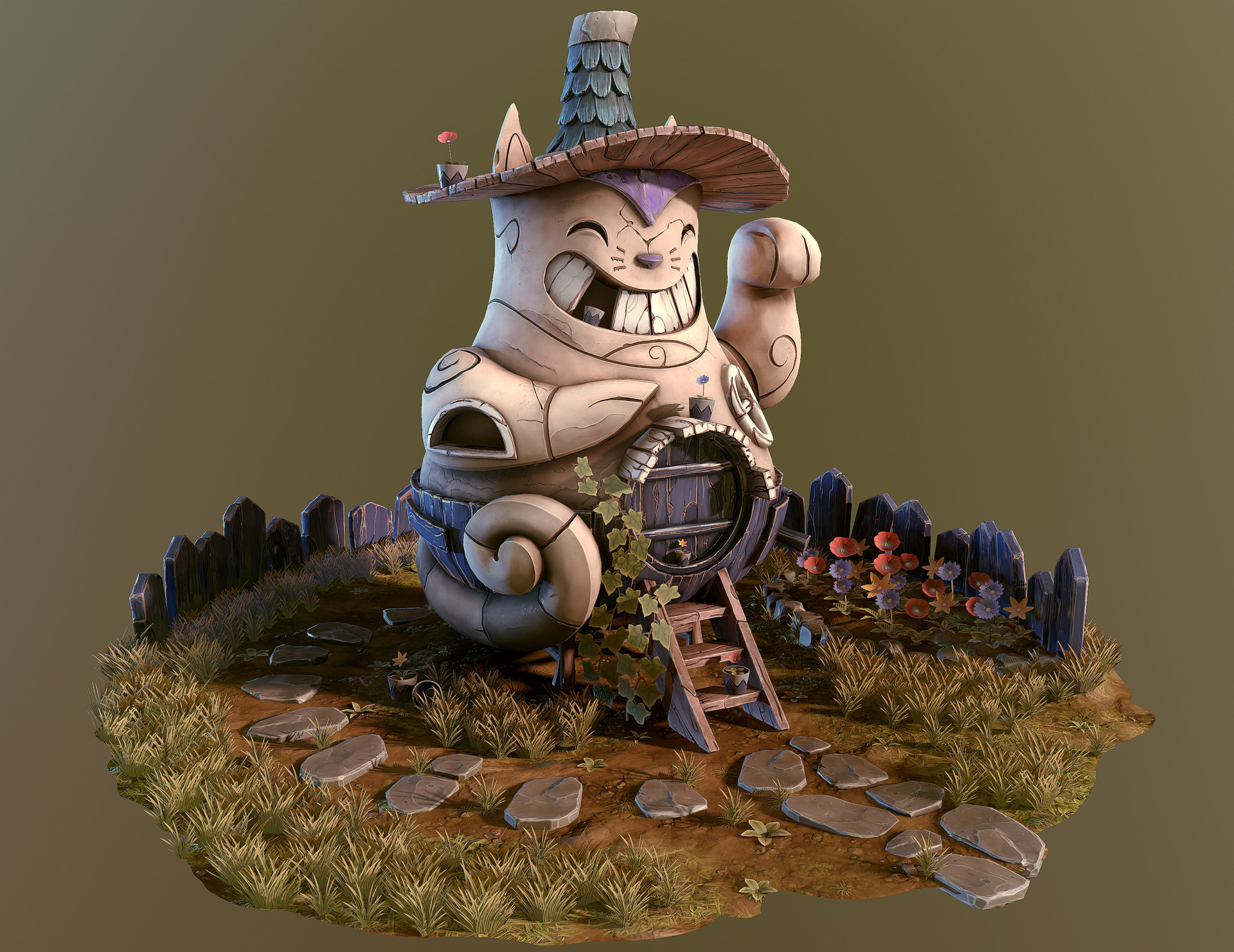 ArtStation - Cat House