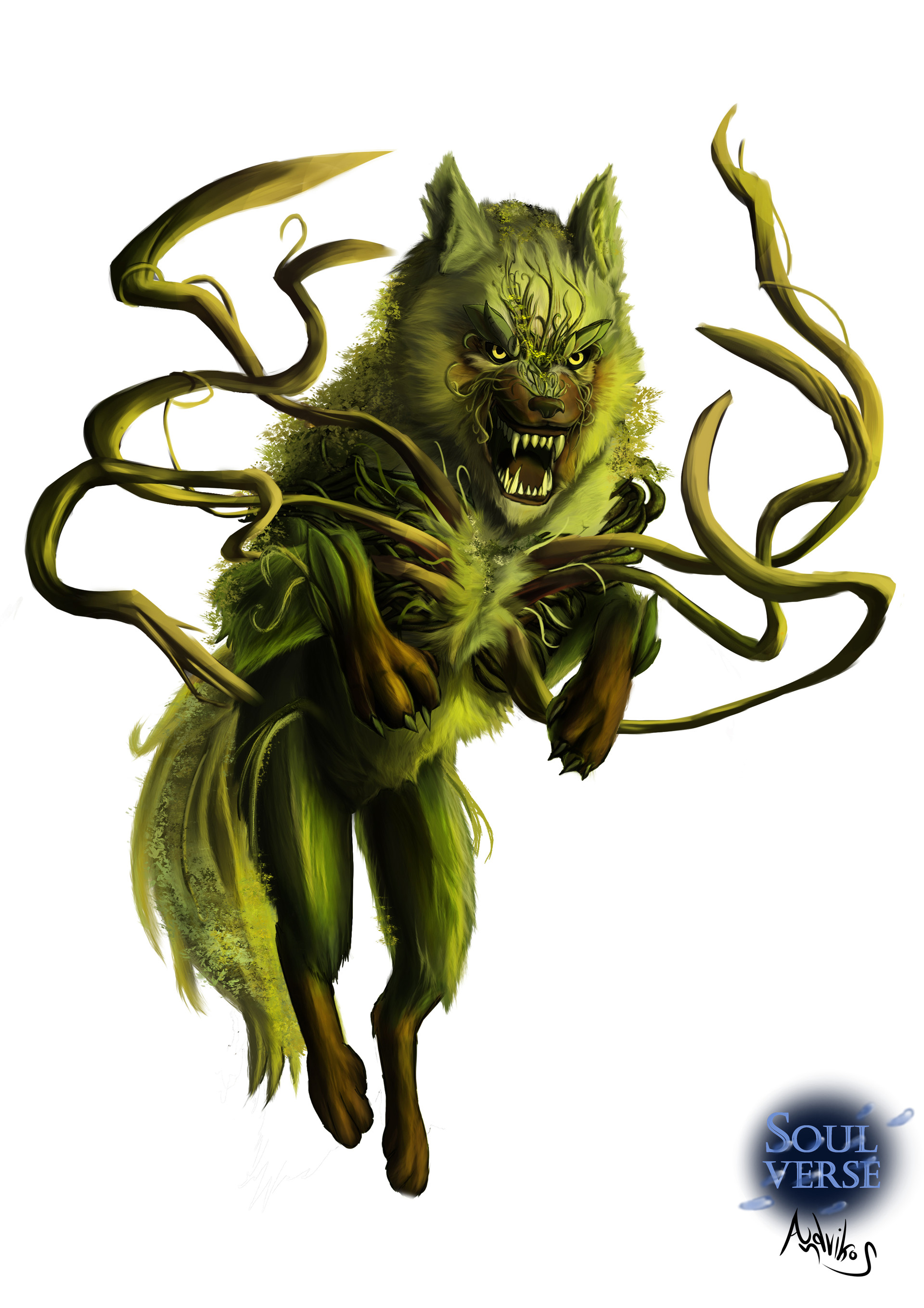 ArtStation - Winding wolf