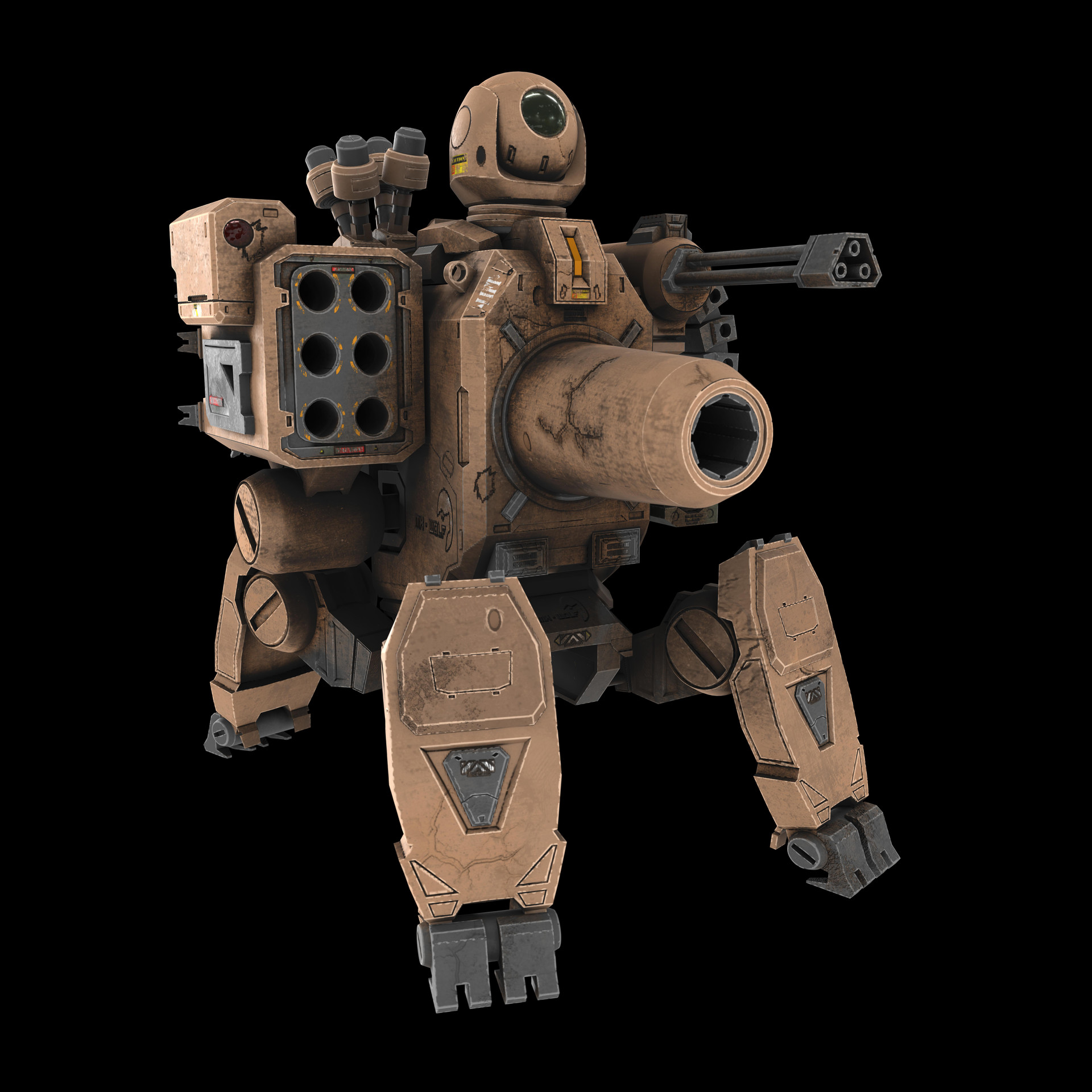 ArtStation - MX WOLF - Combat Drone