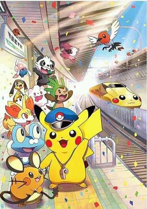 ArtStation - Pokemon Train