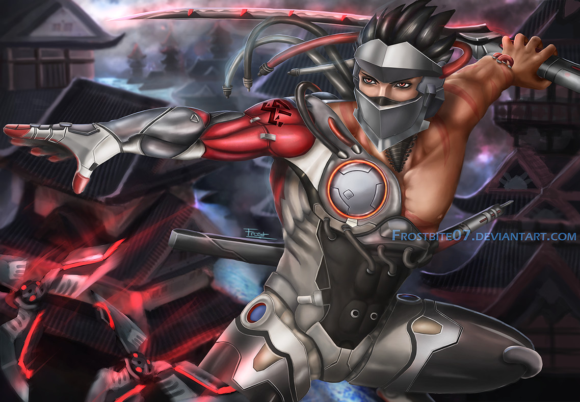 ArtStation - Blackwatch Genji