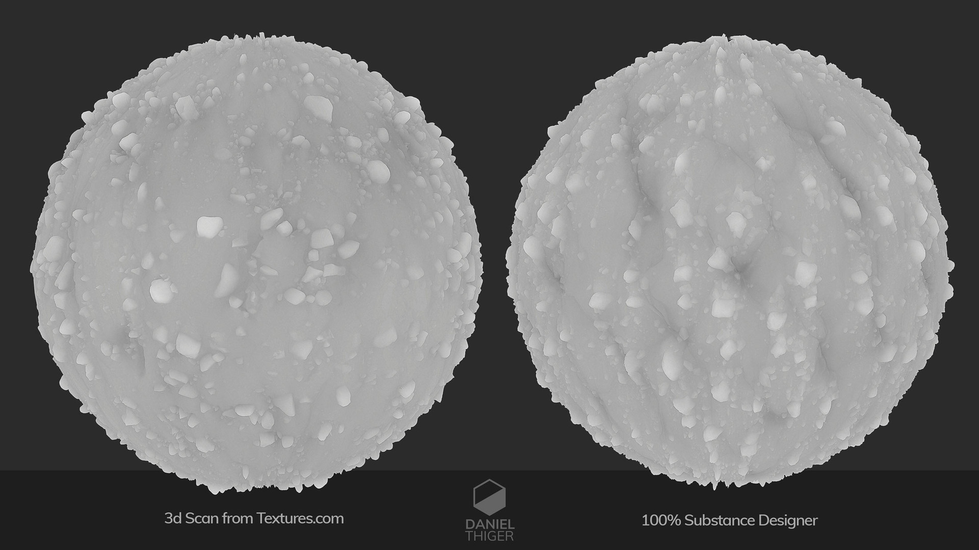 Daniel Thiger - Procedural Recreation of 3D Scan | Beach Pebbles