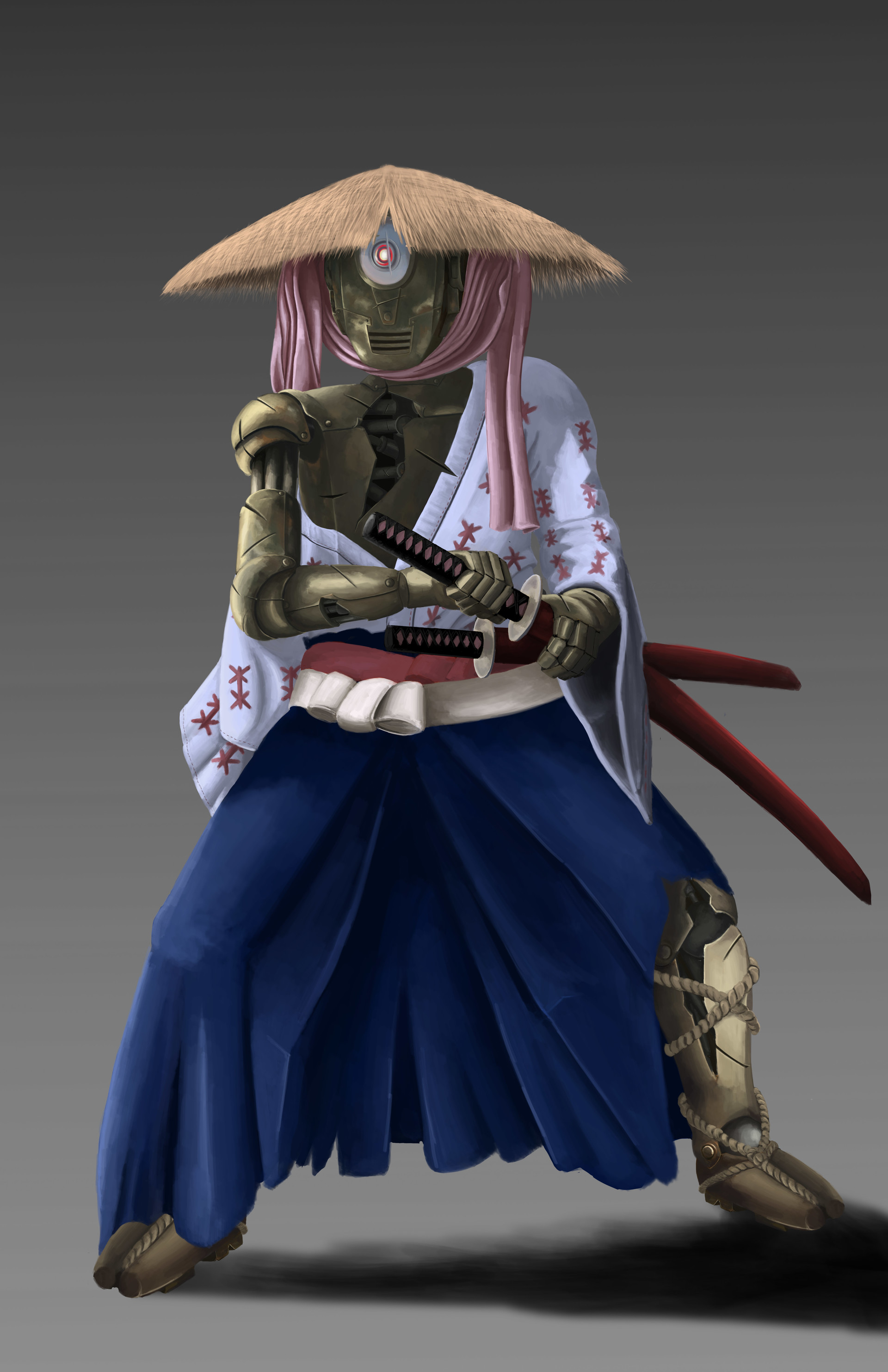 ArtStation - Robot Samurai Concept Art