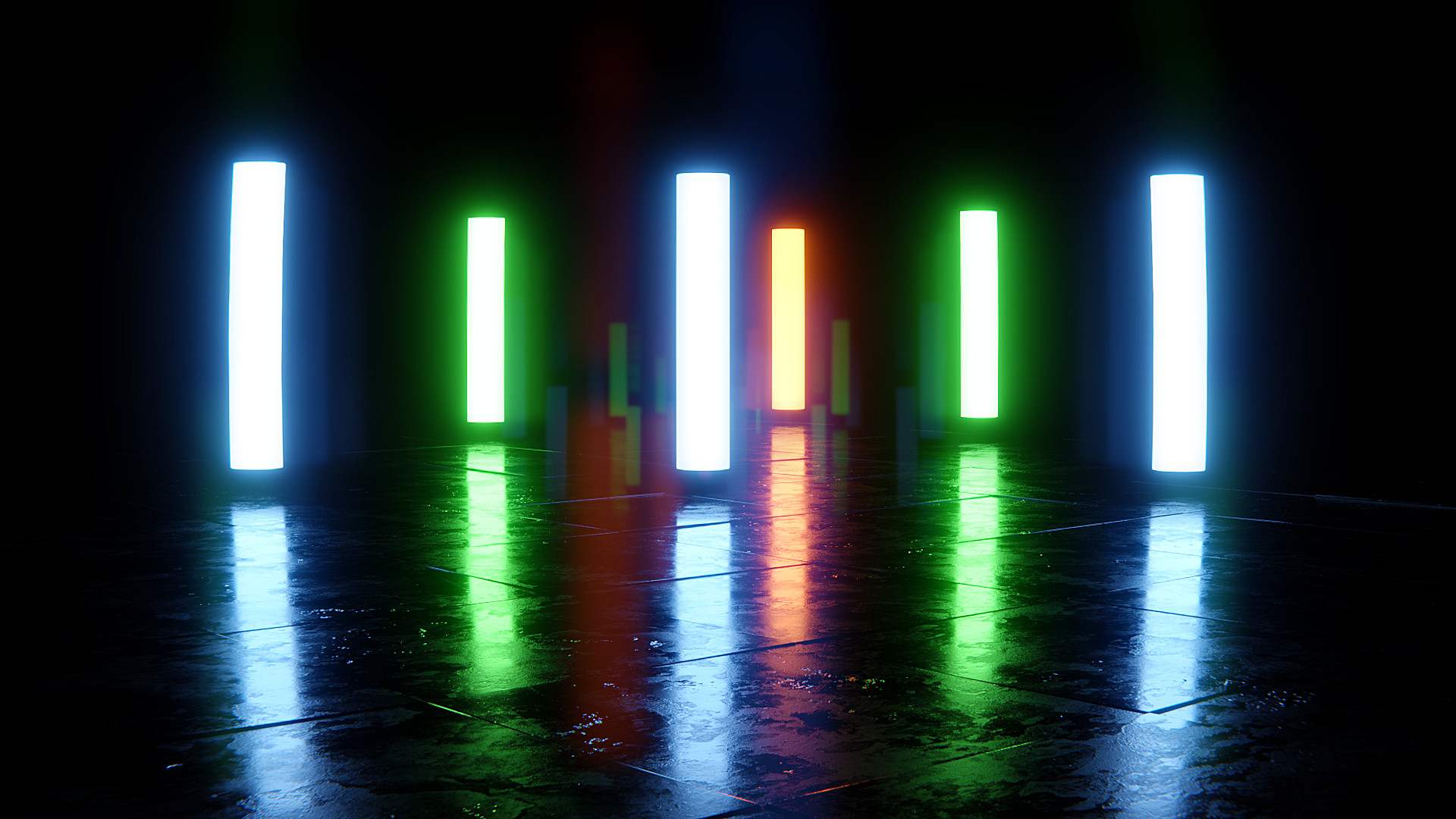 ArtStation - Glowing sticks