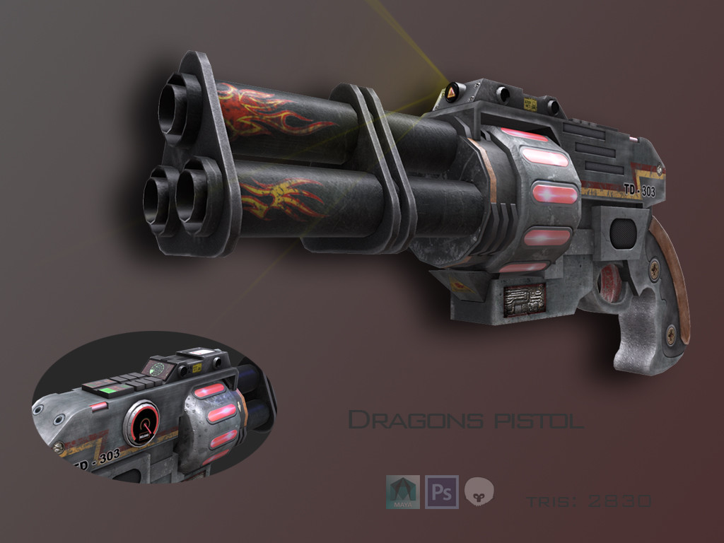 ArtStation - Dragon gun